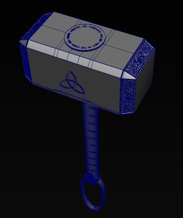 Hammer Thor Hammer 3D model | CGTrader