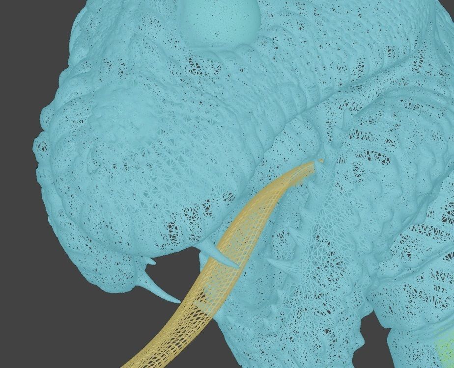 Scimitar with snake head 3D model 3D printable | CGTrader