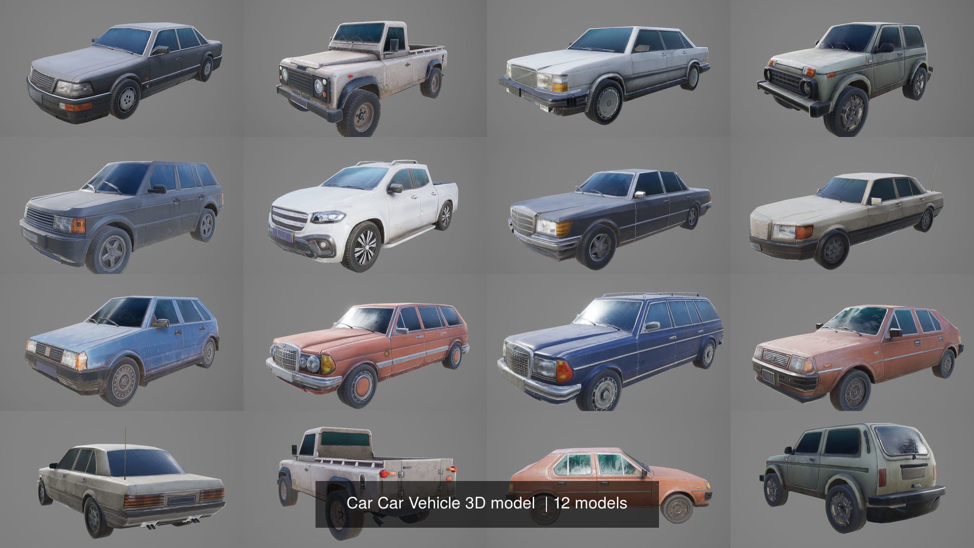 3D Model Collection Car Car Vehicle 3D model VR / AR / low-poly | CGTrader