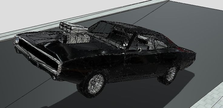 dominic-torettos-1970-dodge-charger-rt-fast-x 3D model | CGTrader