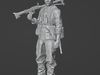 ww2 ger MG 34 gunner stand 1-35 3D model 3D printable | CGTrader