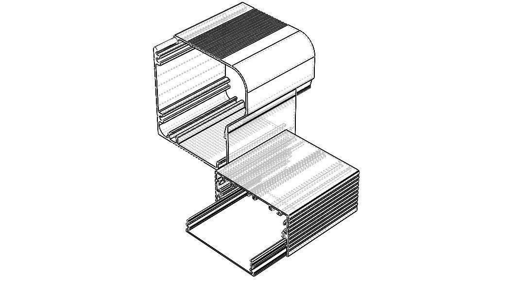 Aluminum Extruded Box Electronic Project Enclosure 3D model rigged ...