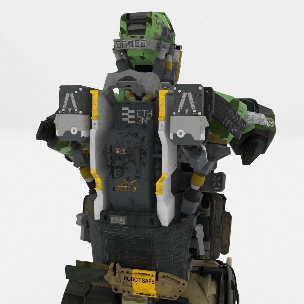 3D model Robot Character VR / AR / low-poly | CGTrader