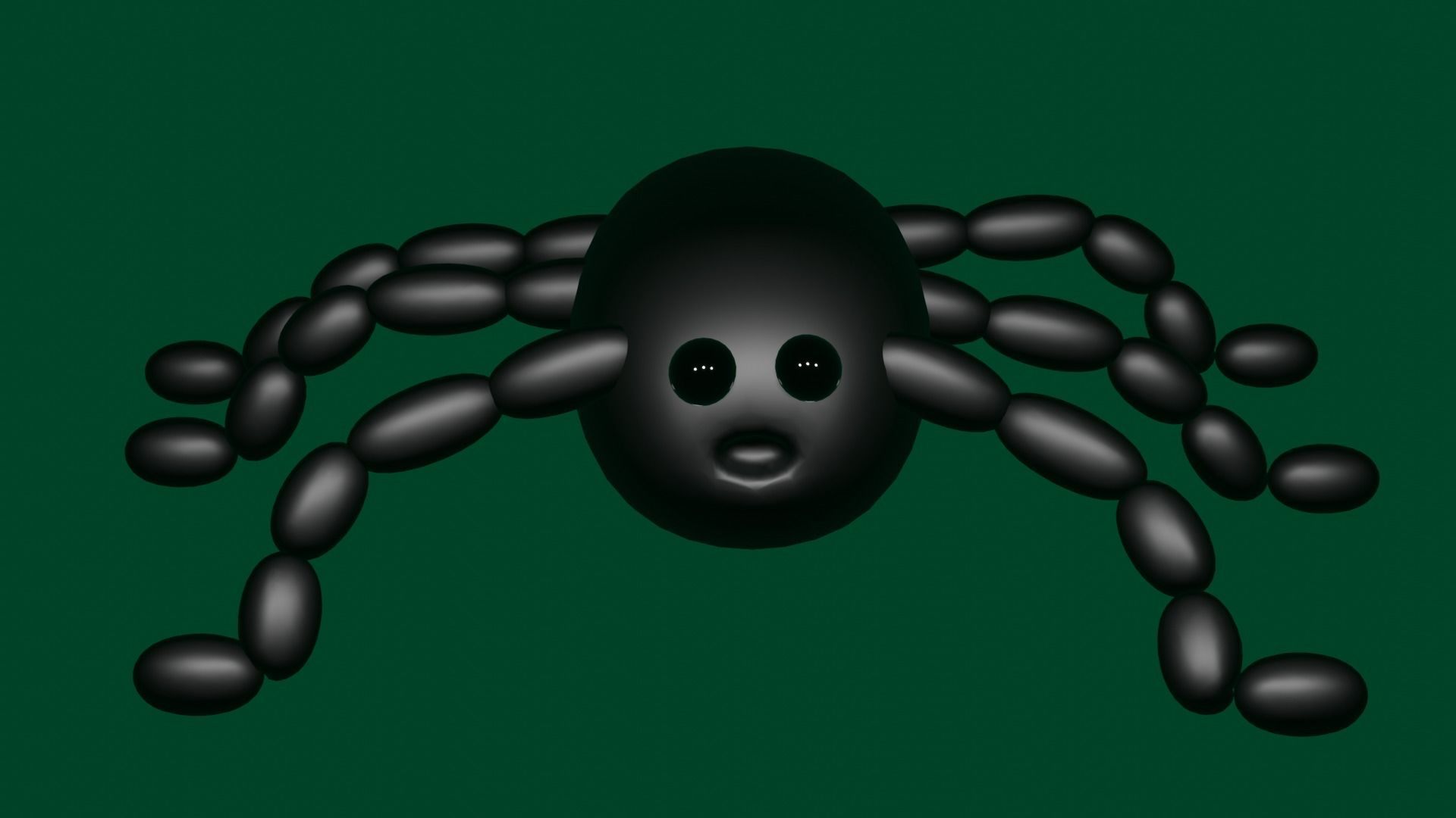 spider with ready rig free VR / AR / low-poly 3D model animated rigged ...