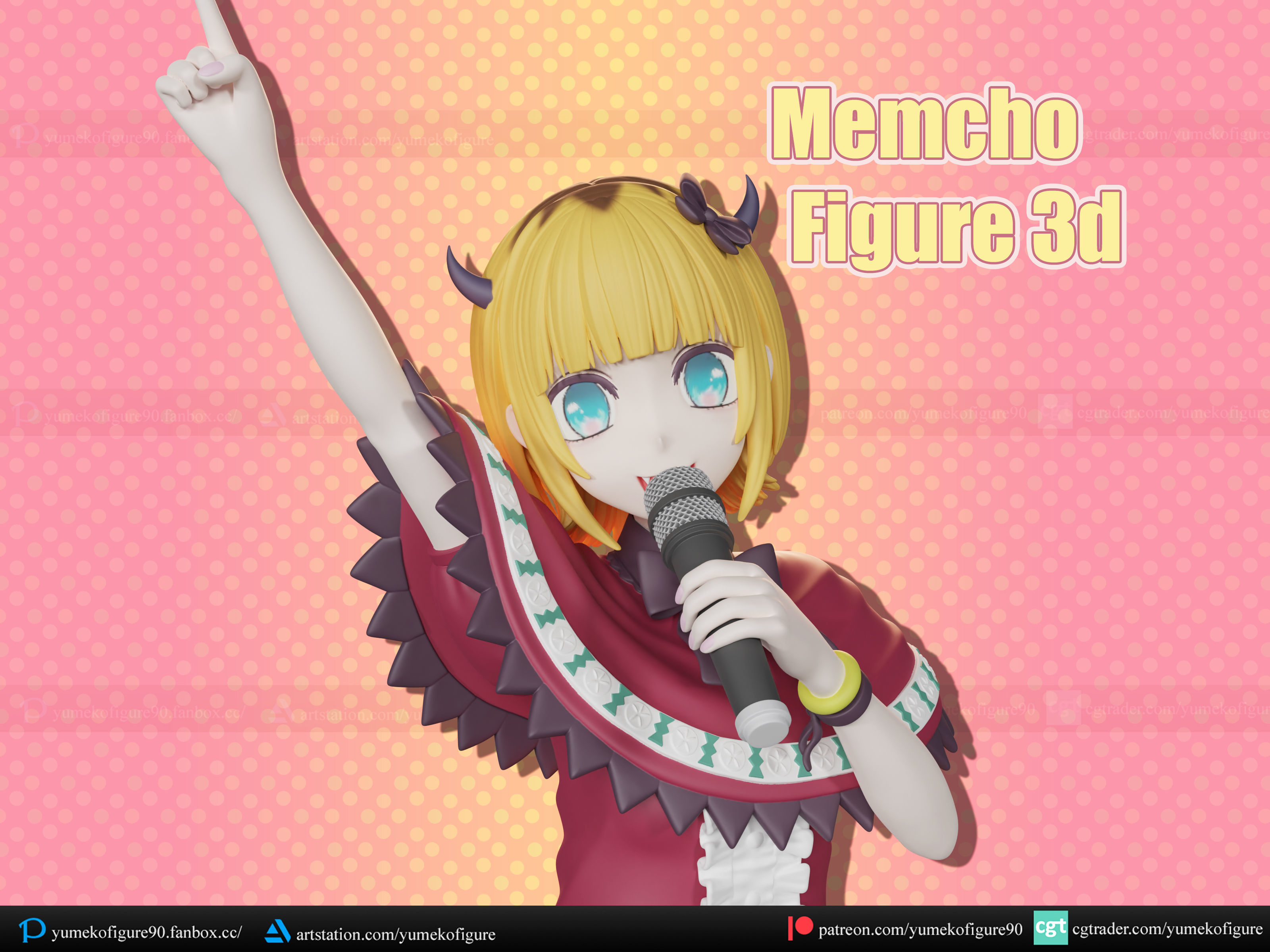 Memcho figure 3d 3D model 3D printable | CGTrader