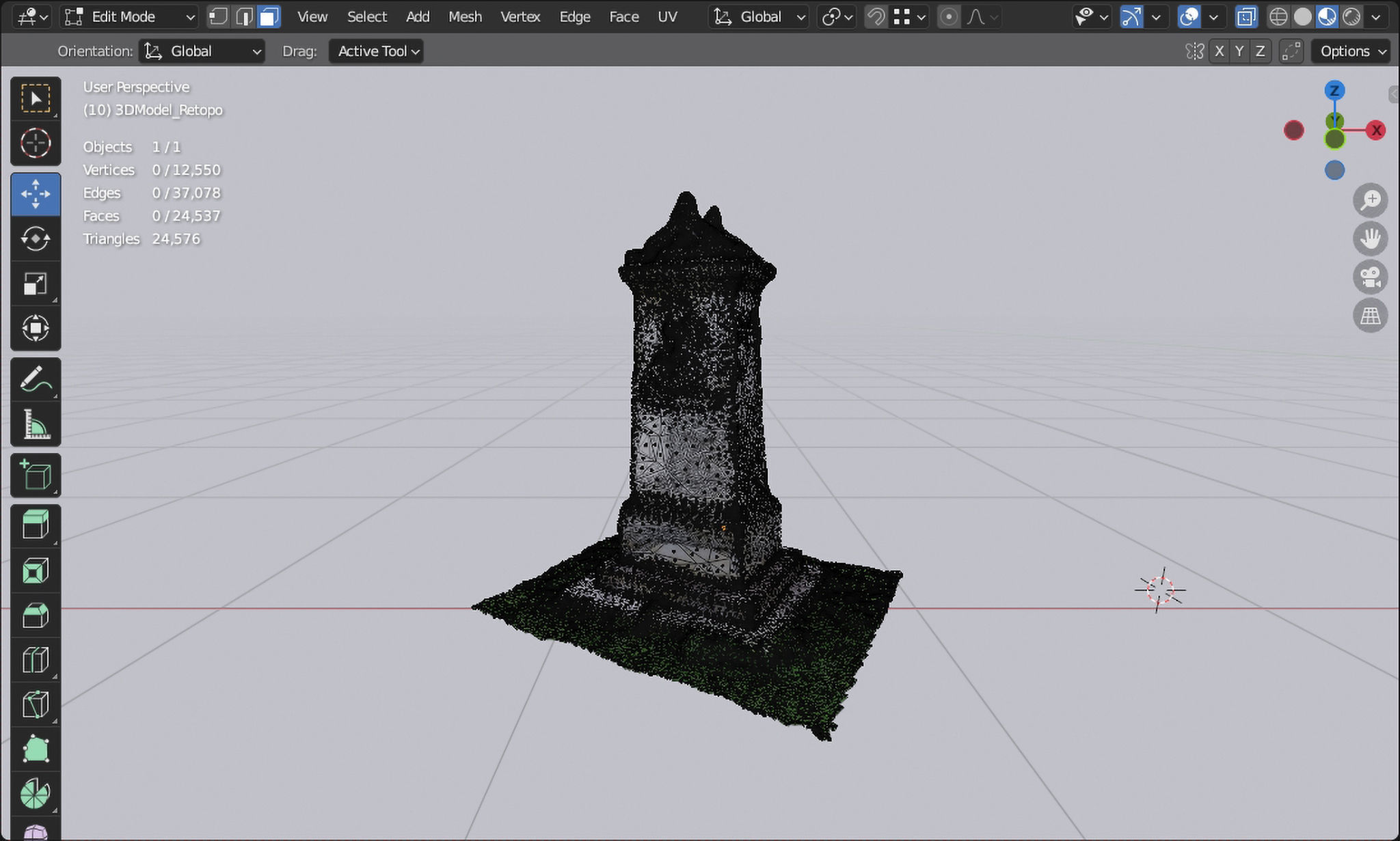 Historic gravestone model 3D model | CGTrader