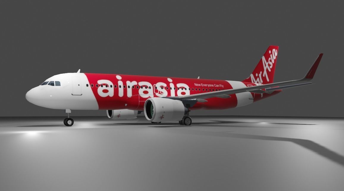 3D model Airbus a320neo Multilivery pack 4 liveries VR / AR / low-poly ...