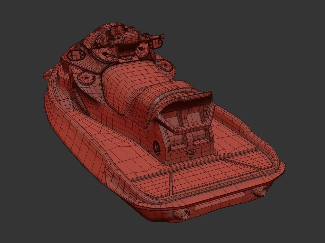3D model Jet Ski Pack VR / AR / low-poly | CGTrader