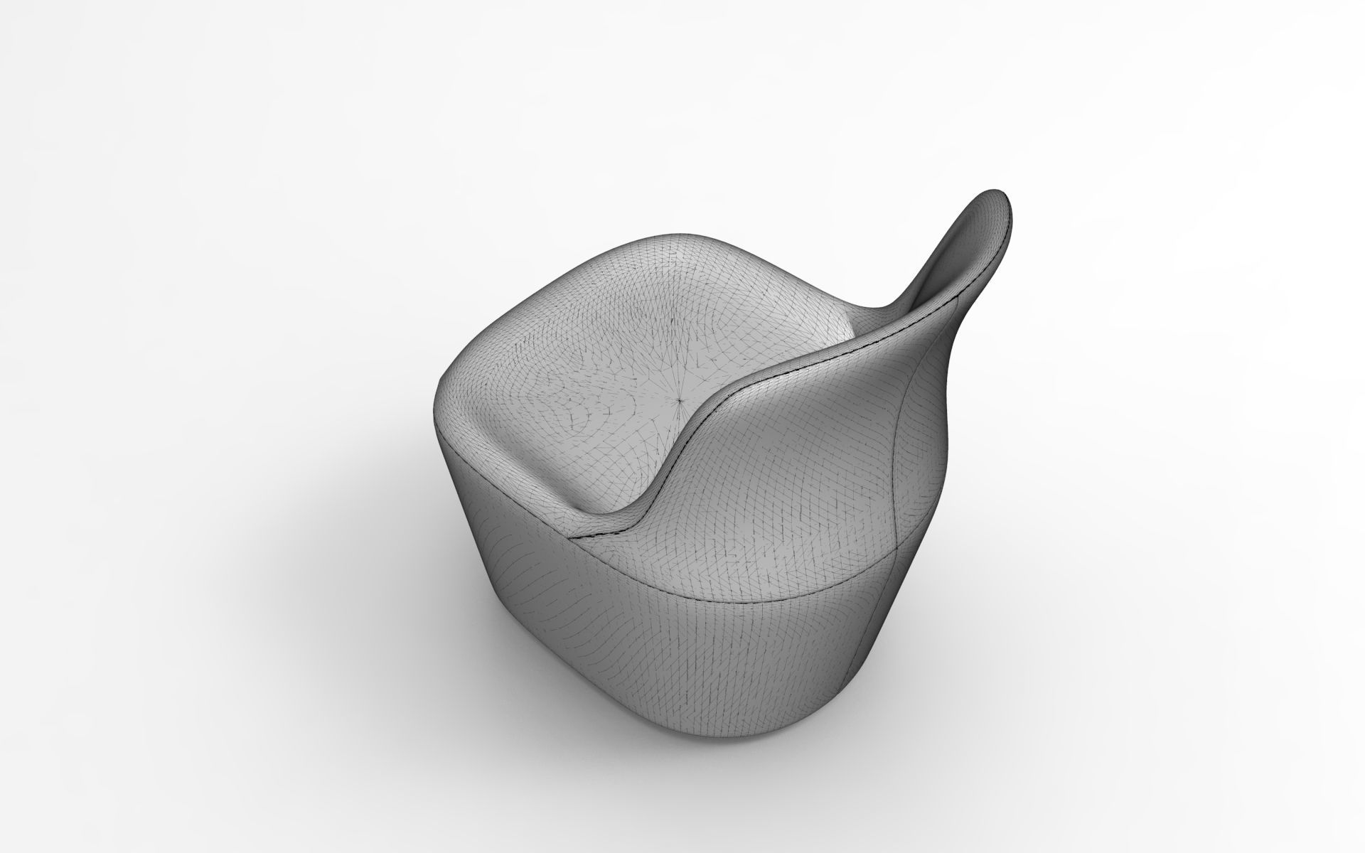 3D model Mog Armchair VR / AR / low-poly | CGTrader