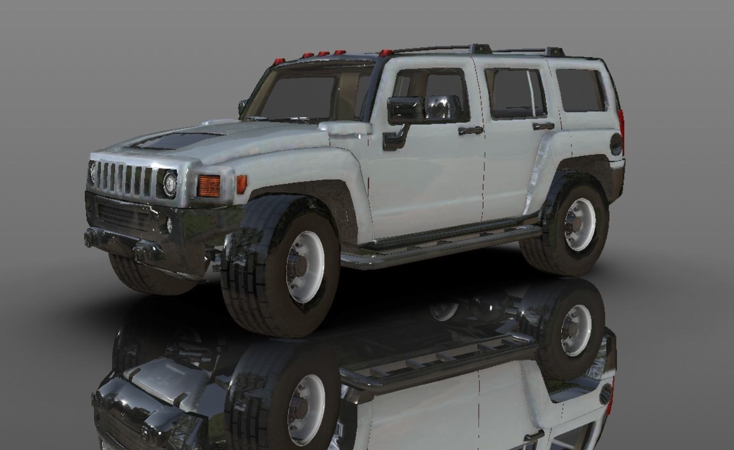 3D model Hummer H3 SUV 3D model Sports Cars Games VR / AR / low-poly ...