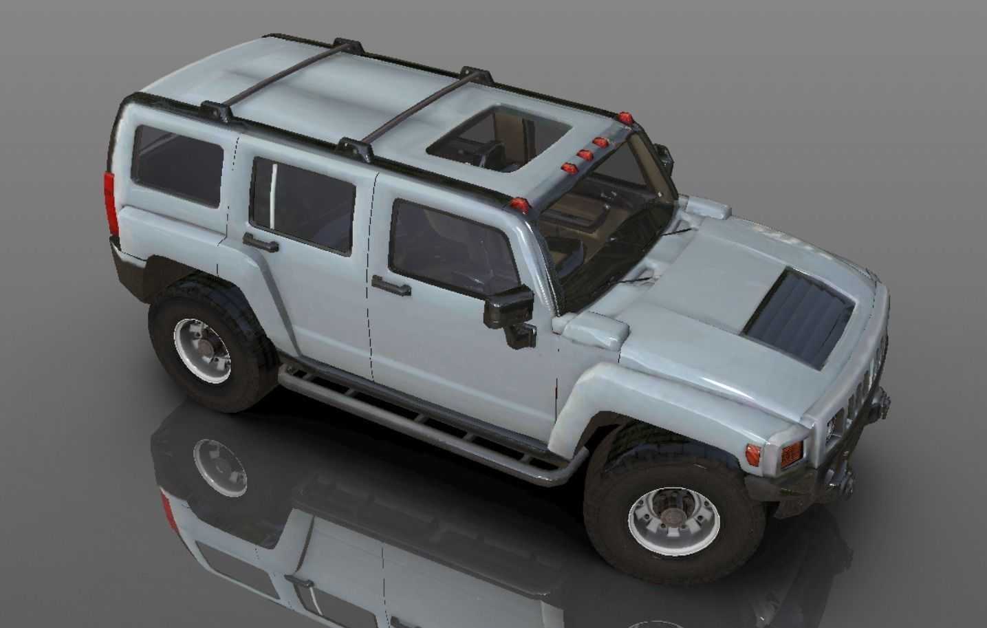 3D model Hummer H3 SUV 3D model Sports Cars Games VR / AR / low-poly ...