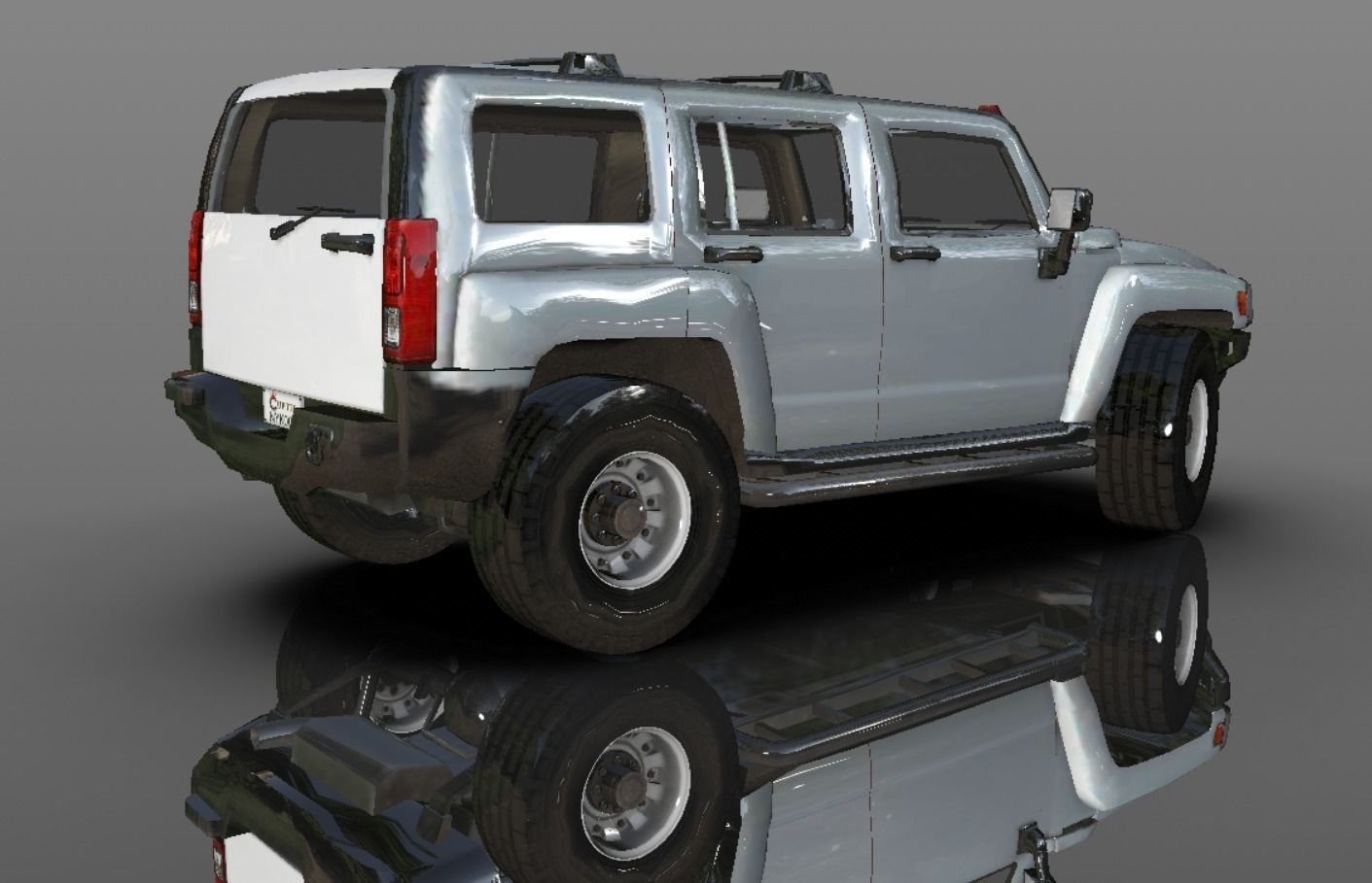 3D model Hummer H3 SUV 3D model Sports Cars Games VR / AR / low-poly ...