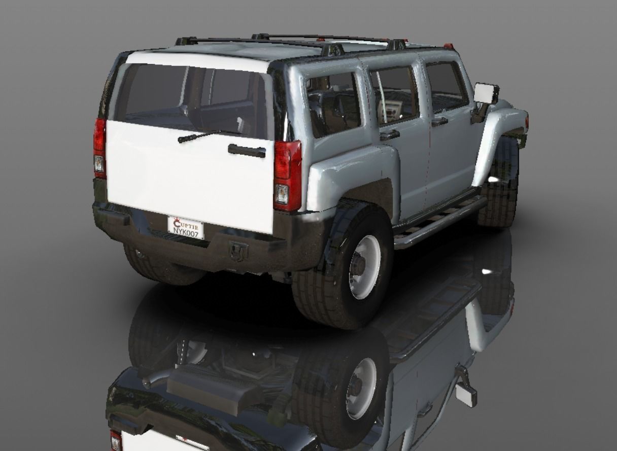 3D model Hummer H3 SUV 3D model Sports Cars Games VR / AR / low-poly ...