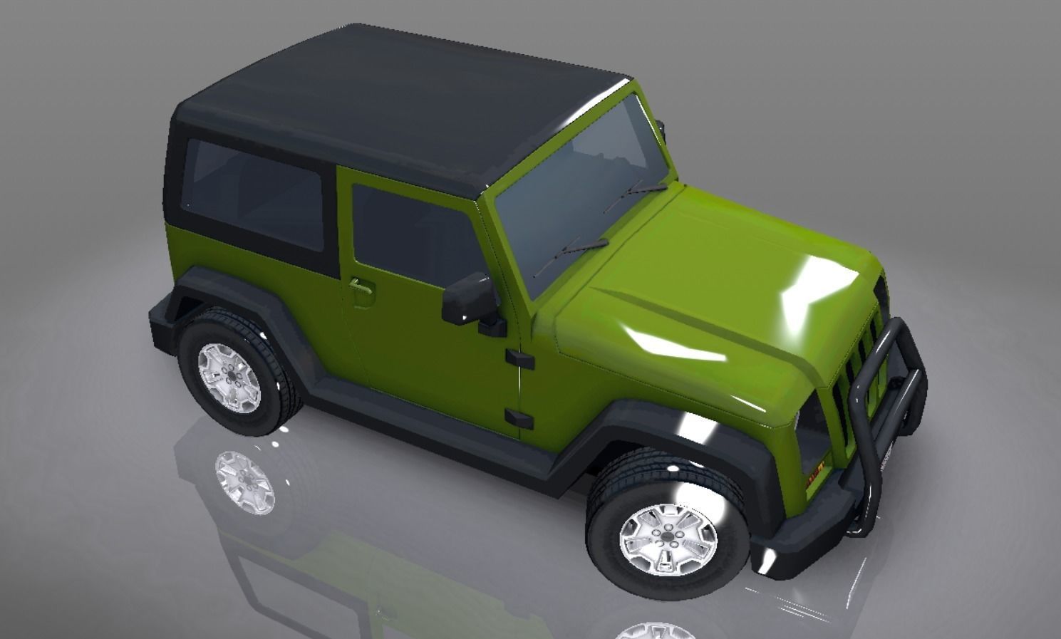 3D model Jeep Wrangler 4x4 Jeep 2019 3D model Game Ready Asset VR / AR ...