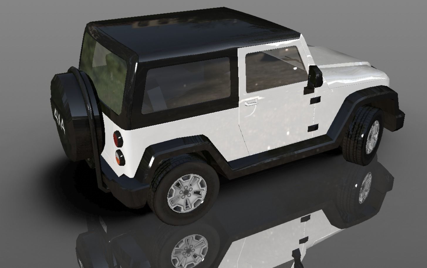 3D model Jeep Wrangler 4x4 Jeep 2019 3D model Game Ready Asset VR / AR ...