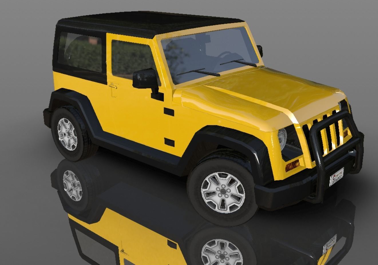 3D model Jeep Wrangler 4x4 Jeep 2019 3D model Game Ready Asset VR / AR ...