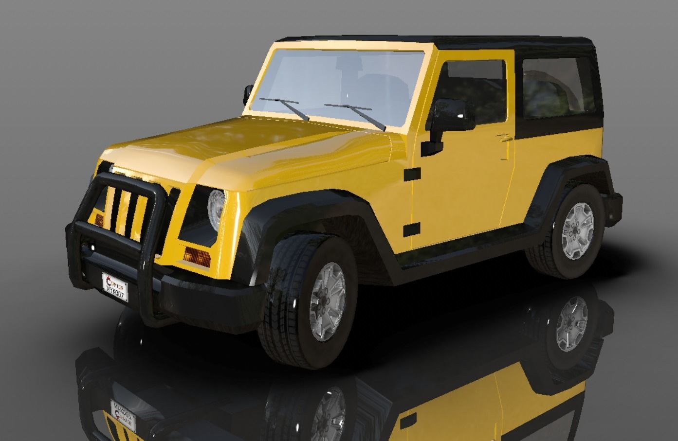 3D model Jeep Wrangler 4x4 Jeep 2019 3D model Game Ready Asset VR / AR ...