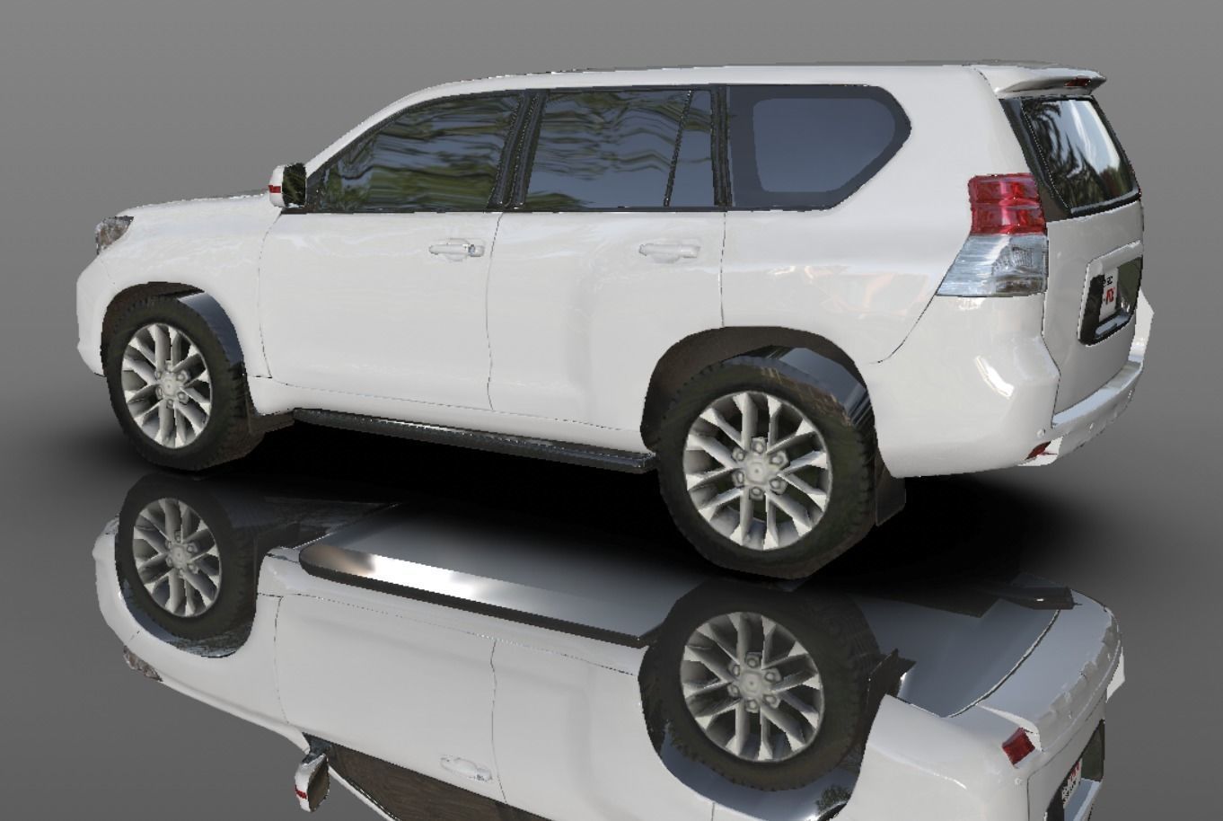 3D model Toyota Prado Land Cruiser 3D model - Game Ready Asset VR / AR ...