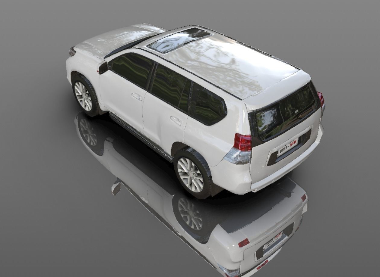 3D model Toyota Prado Land Cruiser 3D model - Game Ready Asset VR / AR ...