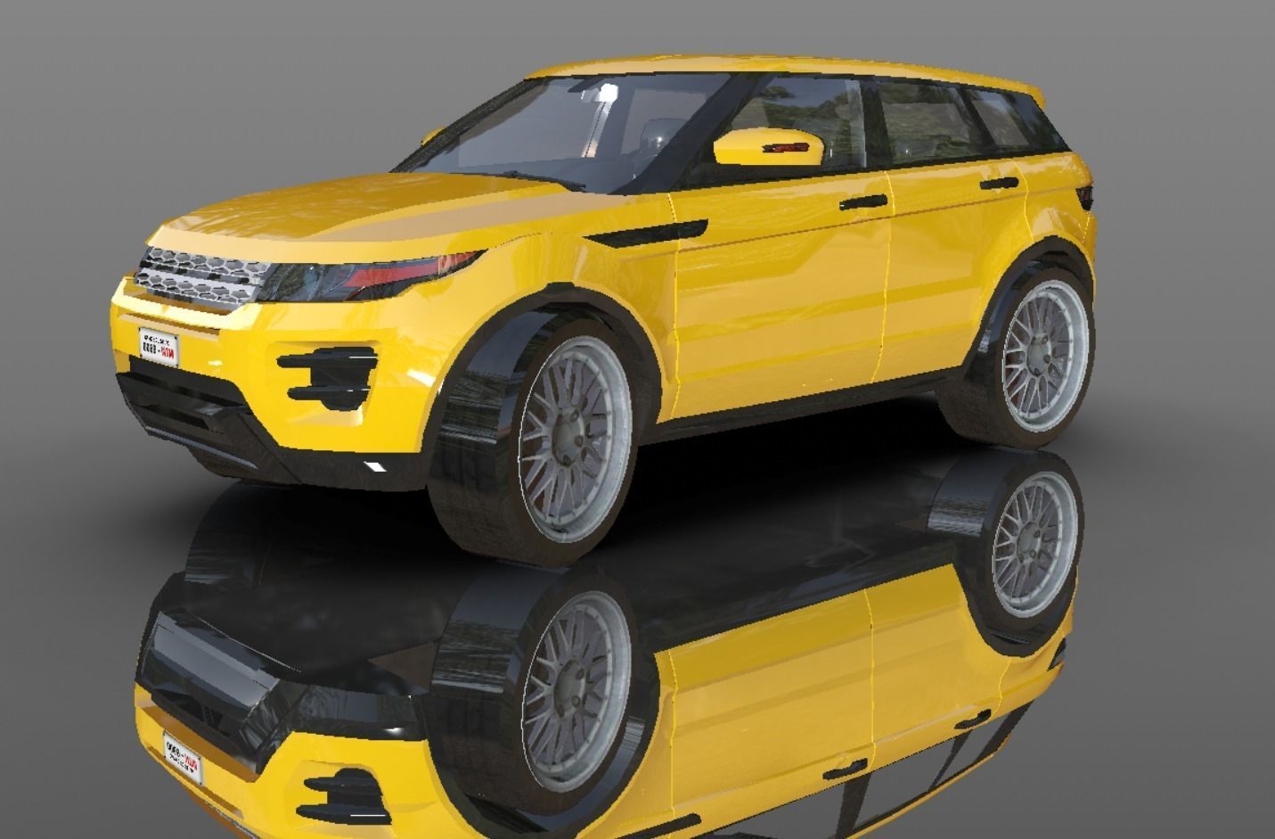 3D model Land Rover Range Rover Evoque 3D model VR / AR / low-poly ...