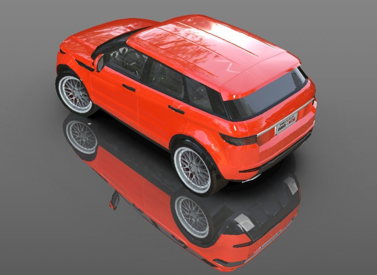 3D model Land Rover Range Rover Evoque 3D model VR / AR / low-poly ...