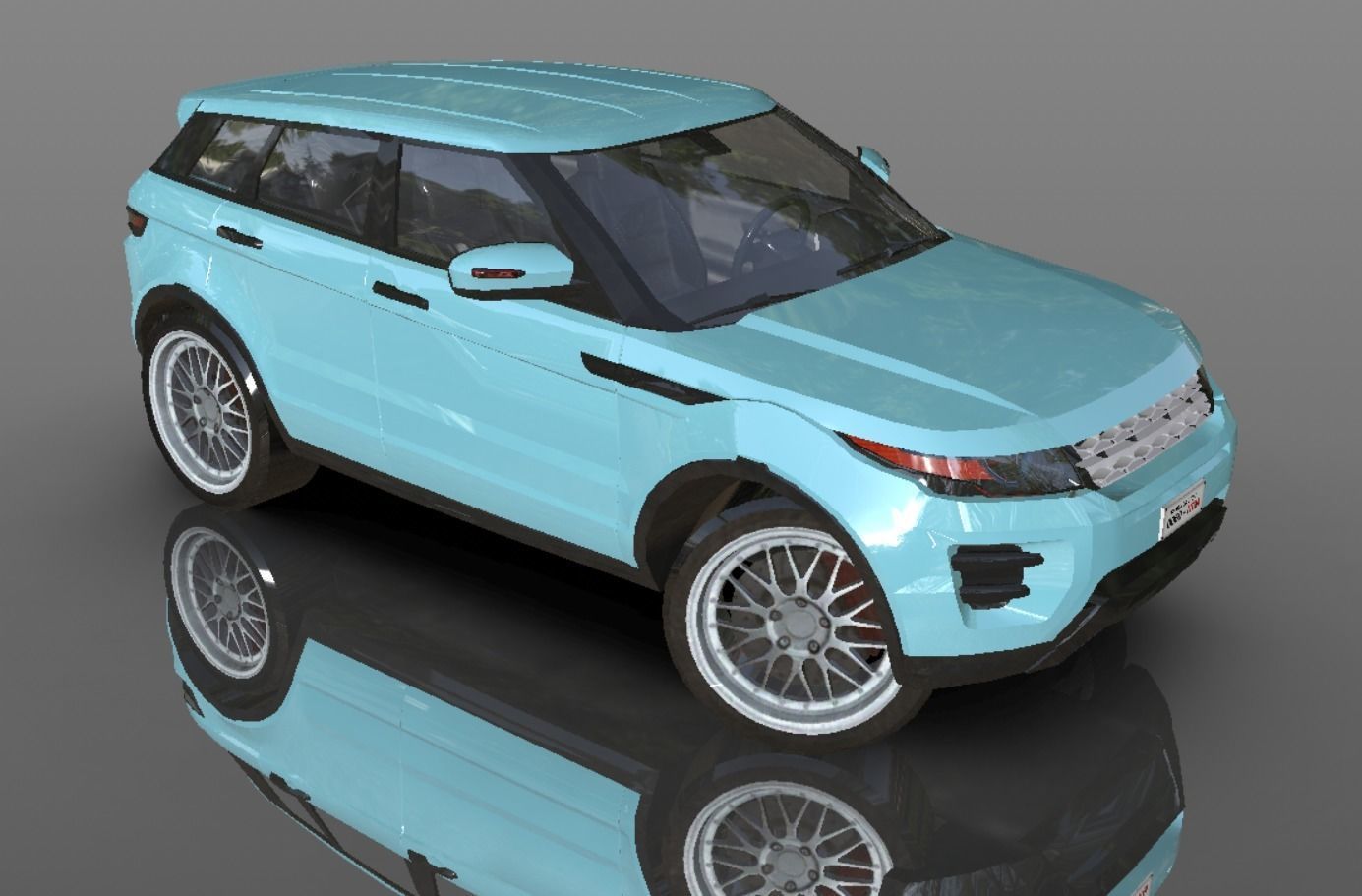 3D model Land Rover Range Rover Evoque 3D model VR / AR / low-poly ...