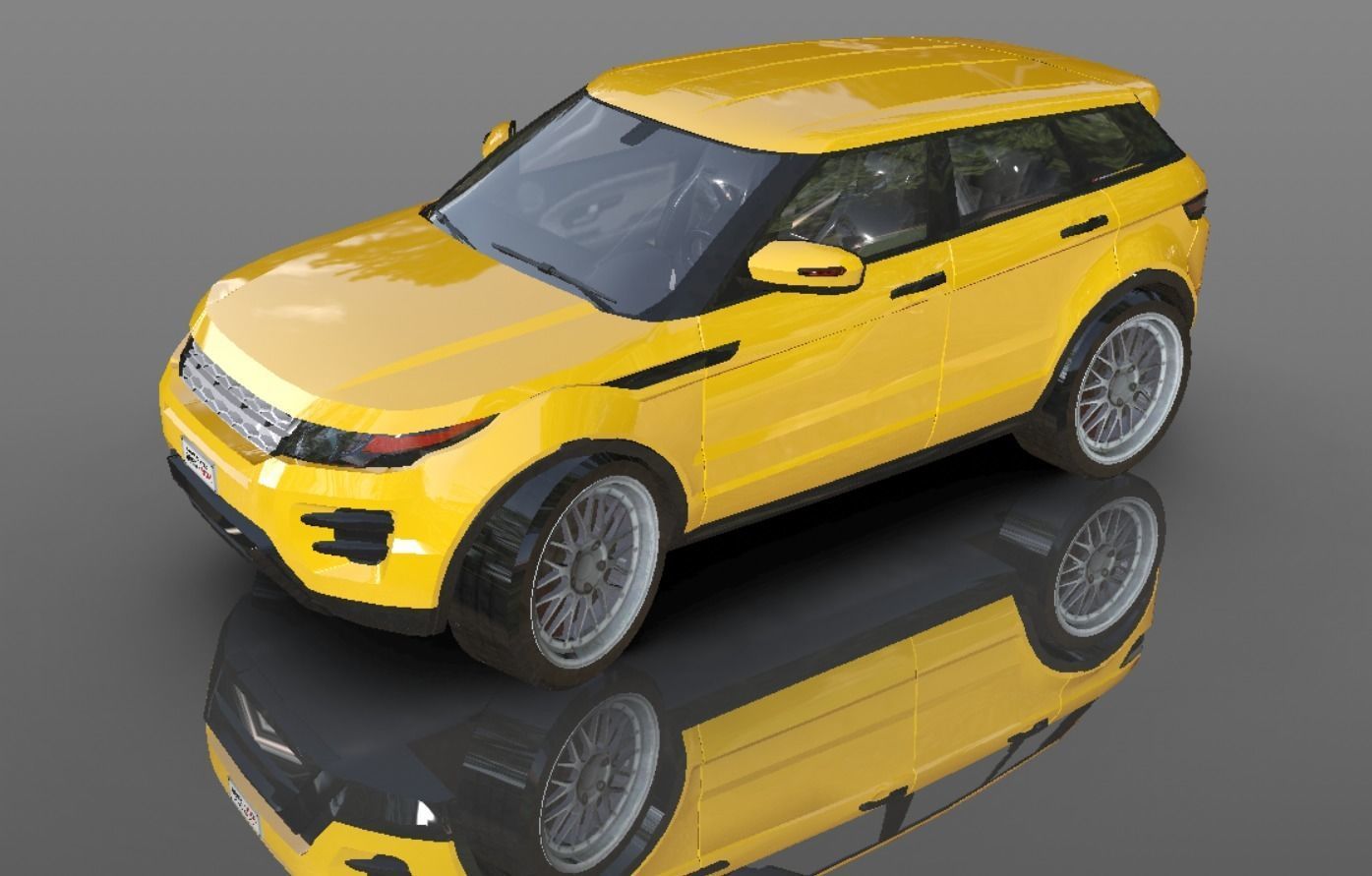 3D model Land Rover Range Rover Evoque 3D model VR / AR / low-poly | CGTrader