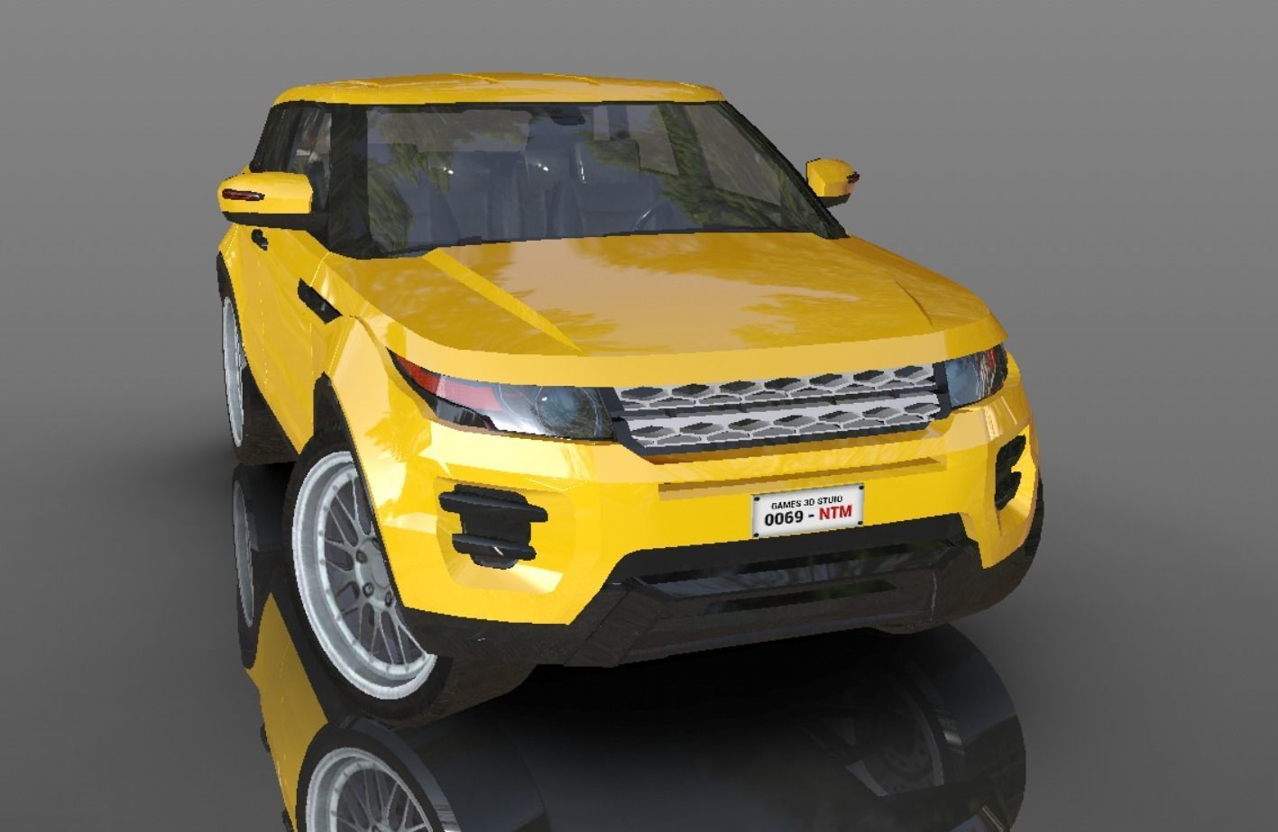 3D model Land Rover Range Rover Evoque 3D model VR / AR / low-poly ...