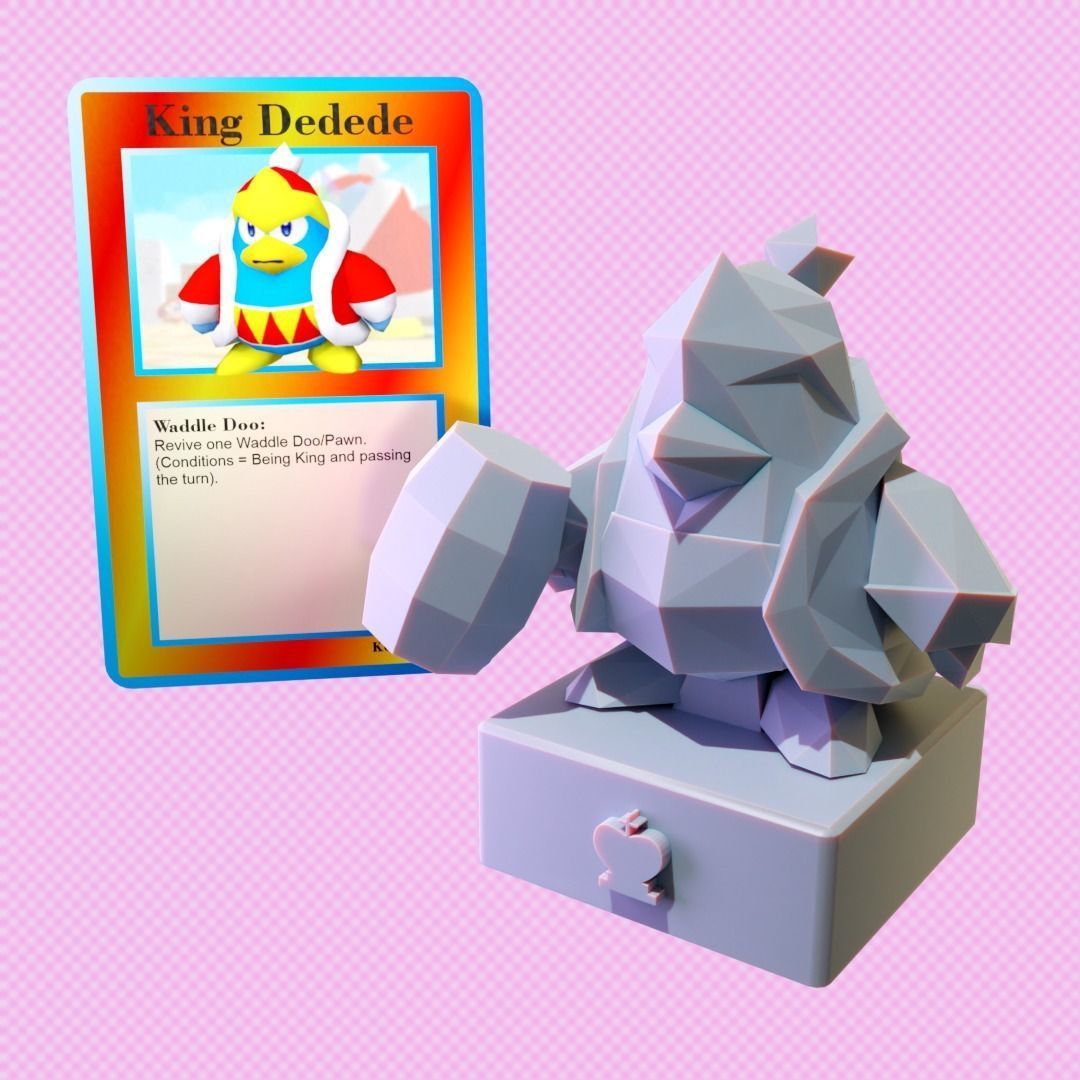 Chess Pack Kirby 64 the Crystal Shards 3D model 3D printable | CGTrader