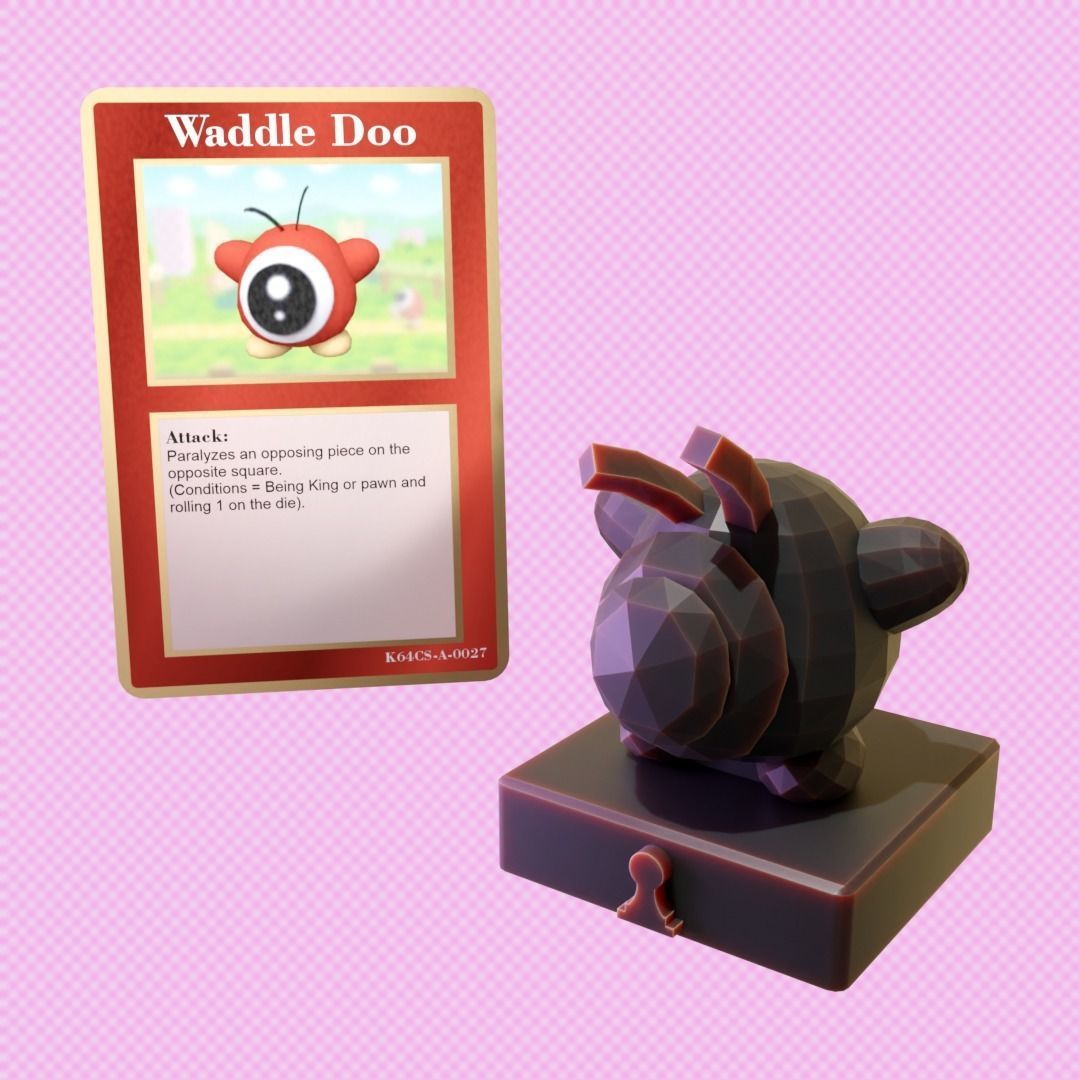 Chess Pack Kirby 64 the Crystal Shards 3D model 3D printable | CGTrader