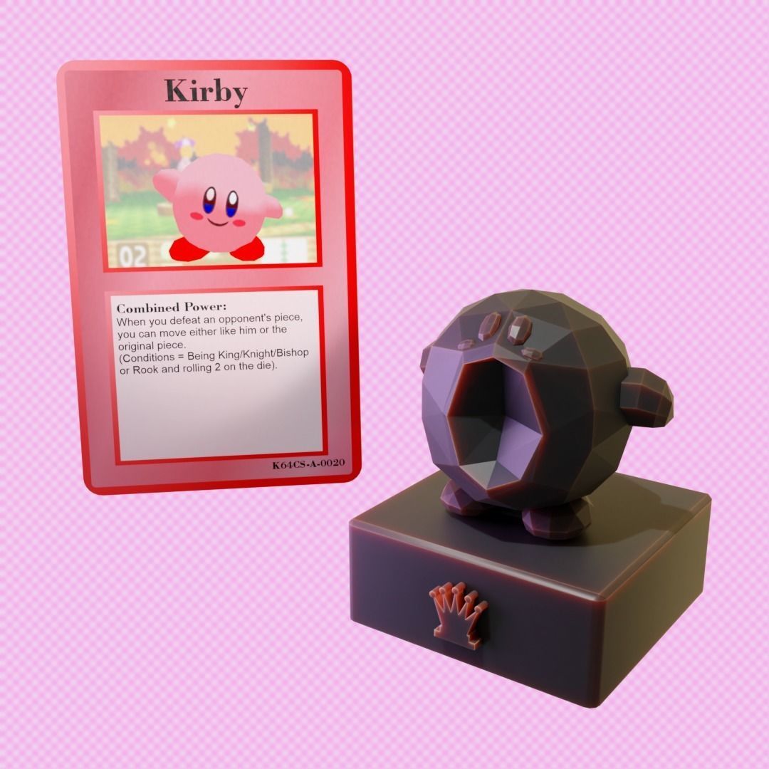 Chess Pack Kirby 64 the Crystal Shards 3D model 3D printable | CGTrader