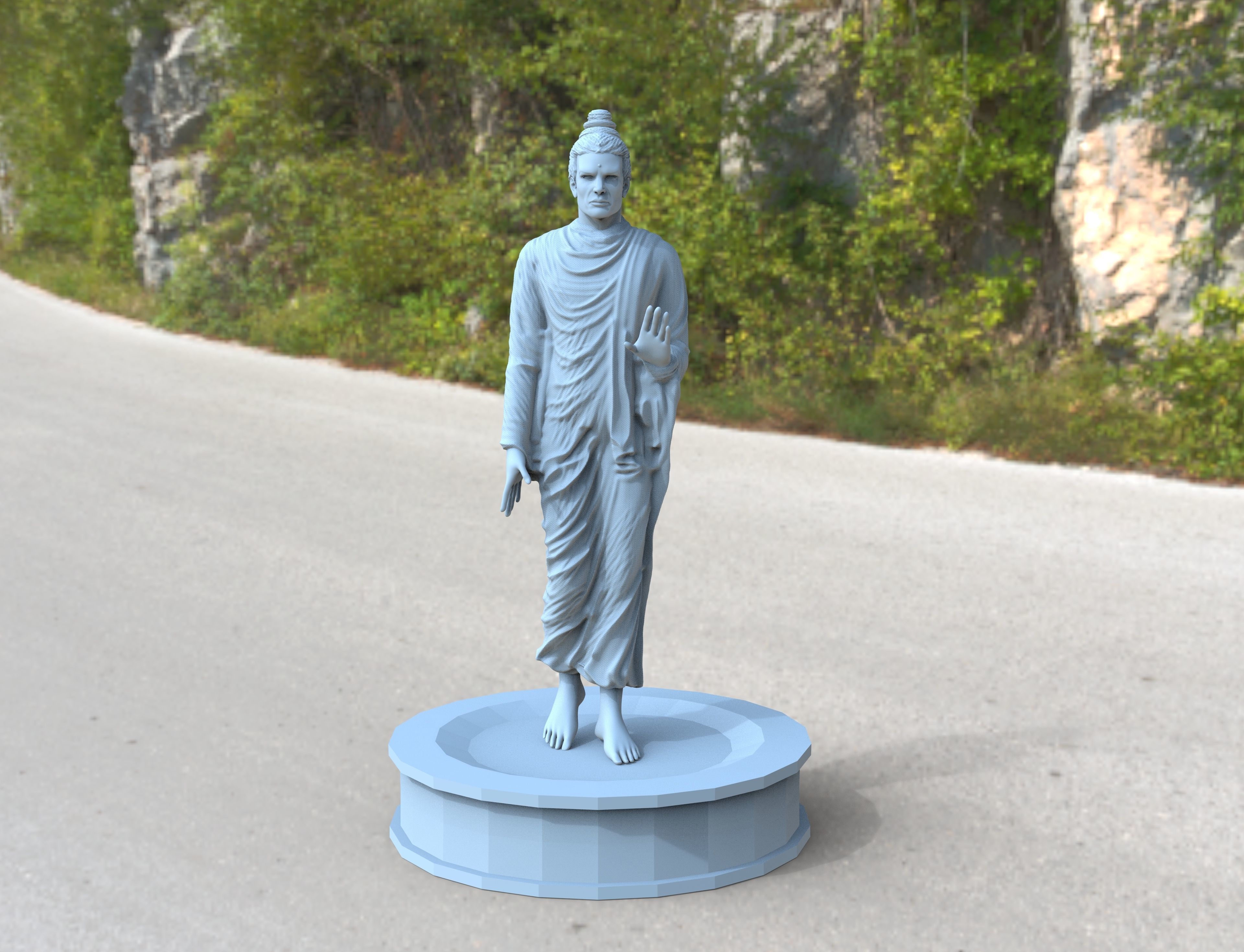 Buddha Dharma 3D model 3D model 3D printable | CGTrader