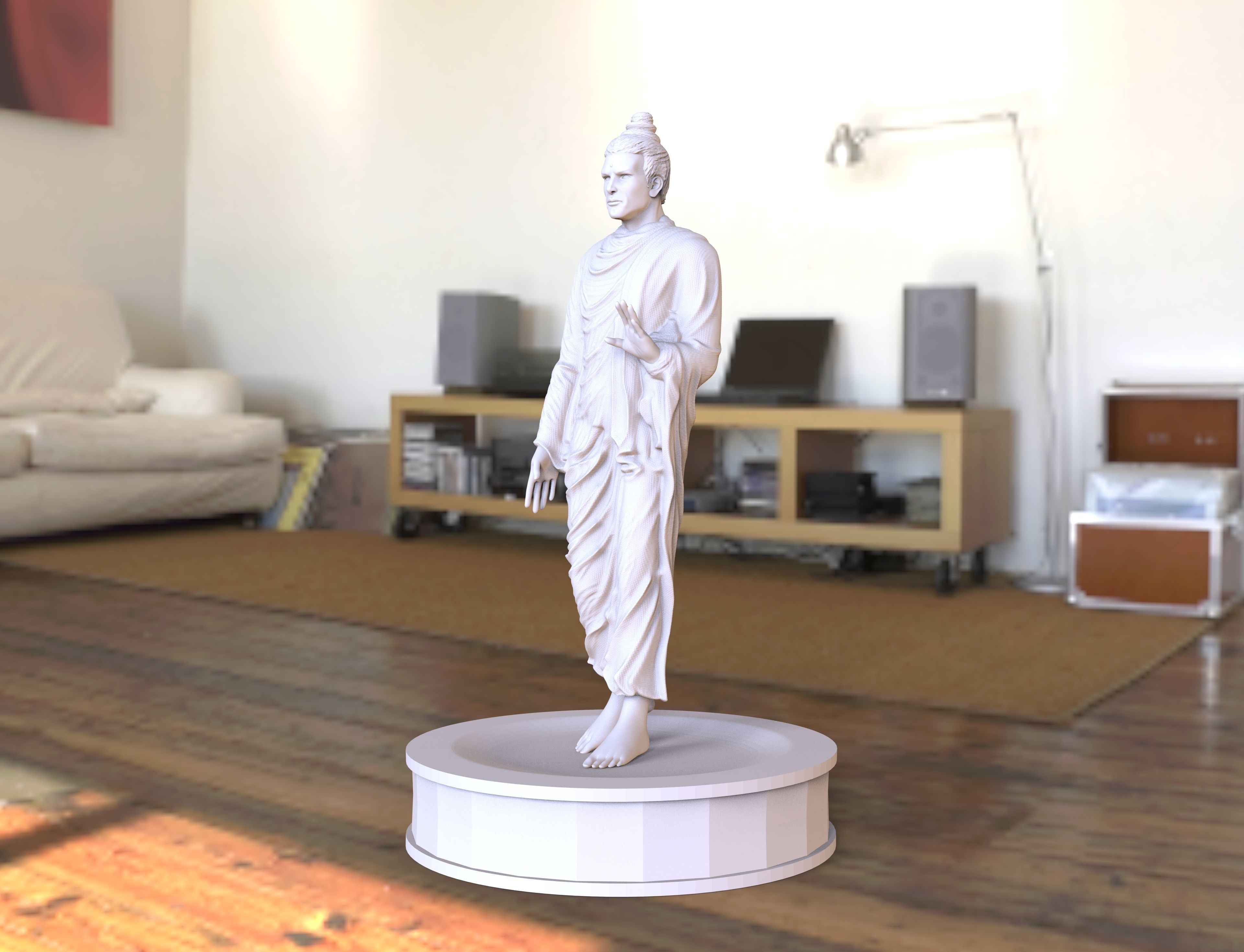 Buddha Dharma 3D model 3D model 3D printable | CGTrader