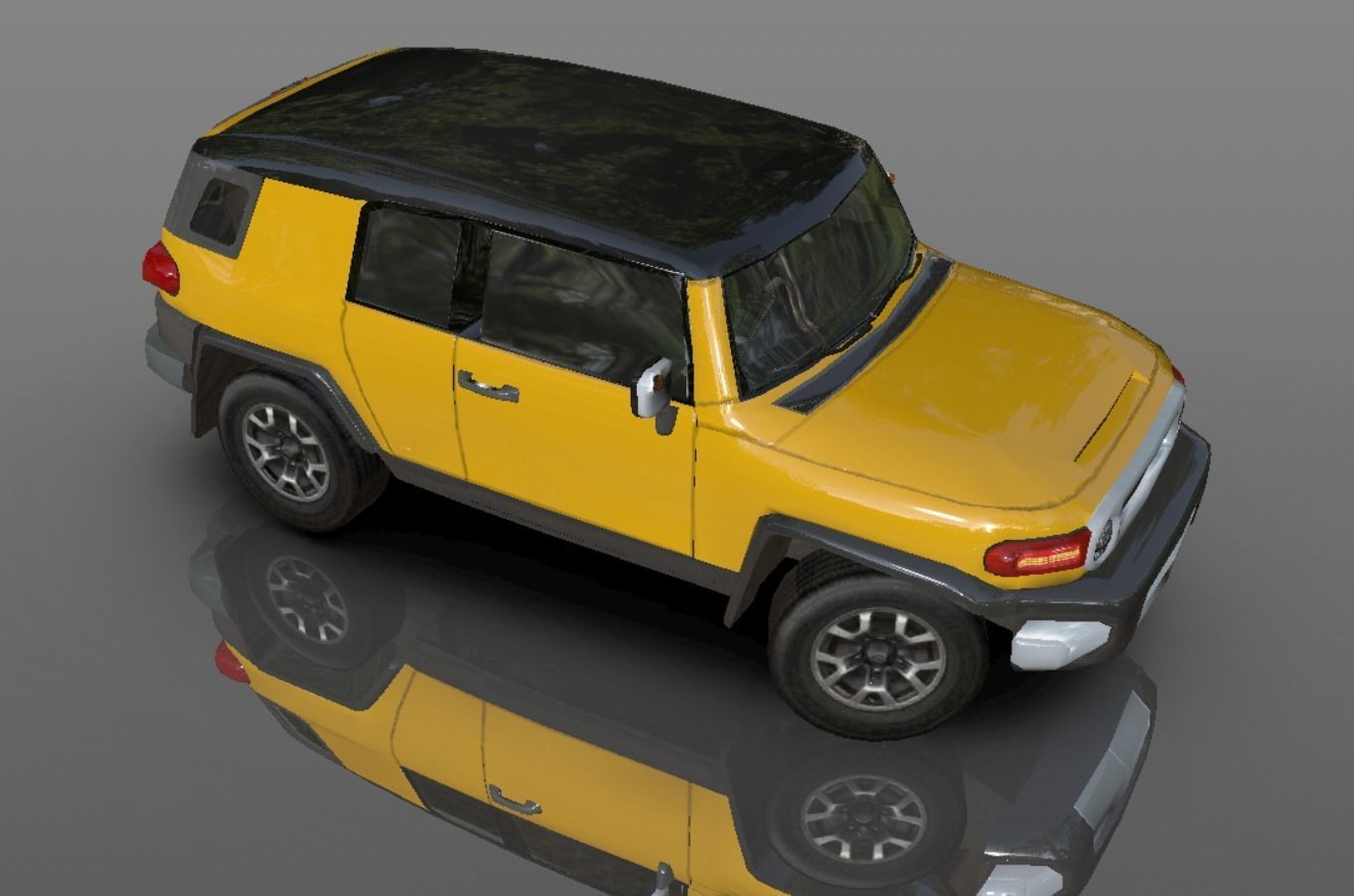 3D model Toyota FJ Cruiser 6 HQ 3D model Game Ready Asset VR / AR / low ...