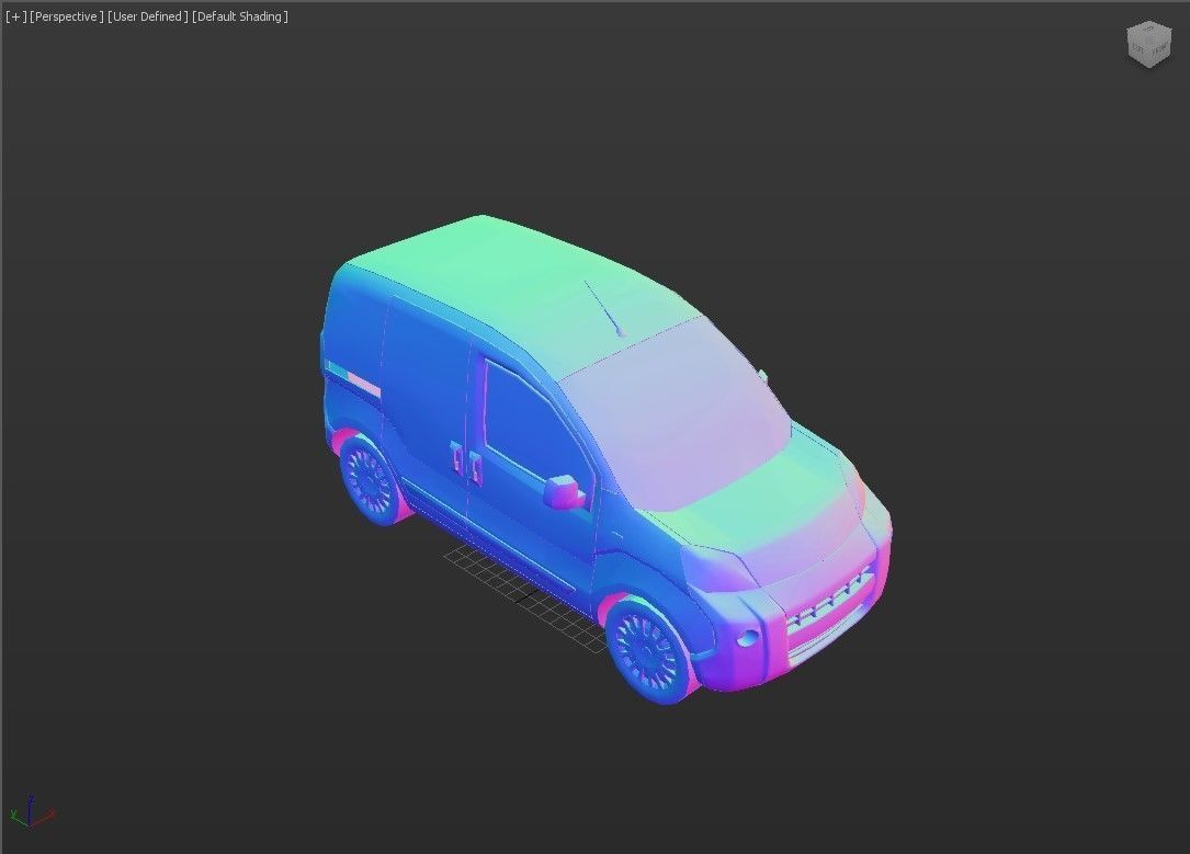 3D model Citroen nemo VR / AR / low-poly | CGTrader