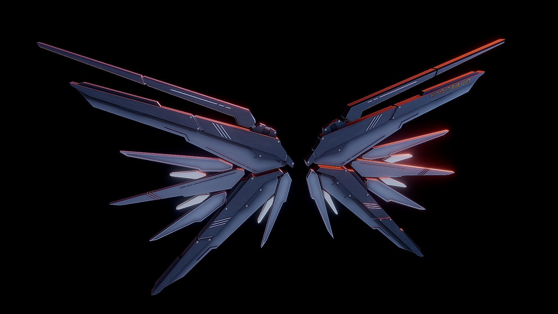 3D model Robot Wings VR / AR / low-poly | CGTrader
