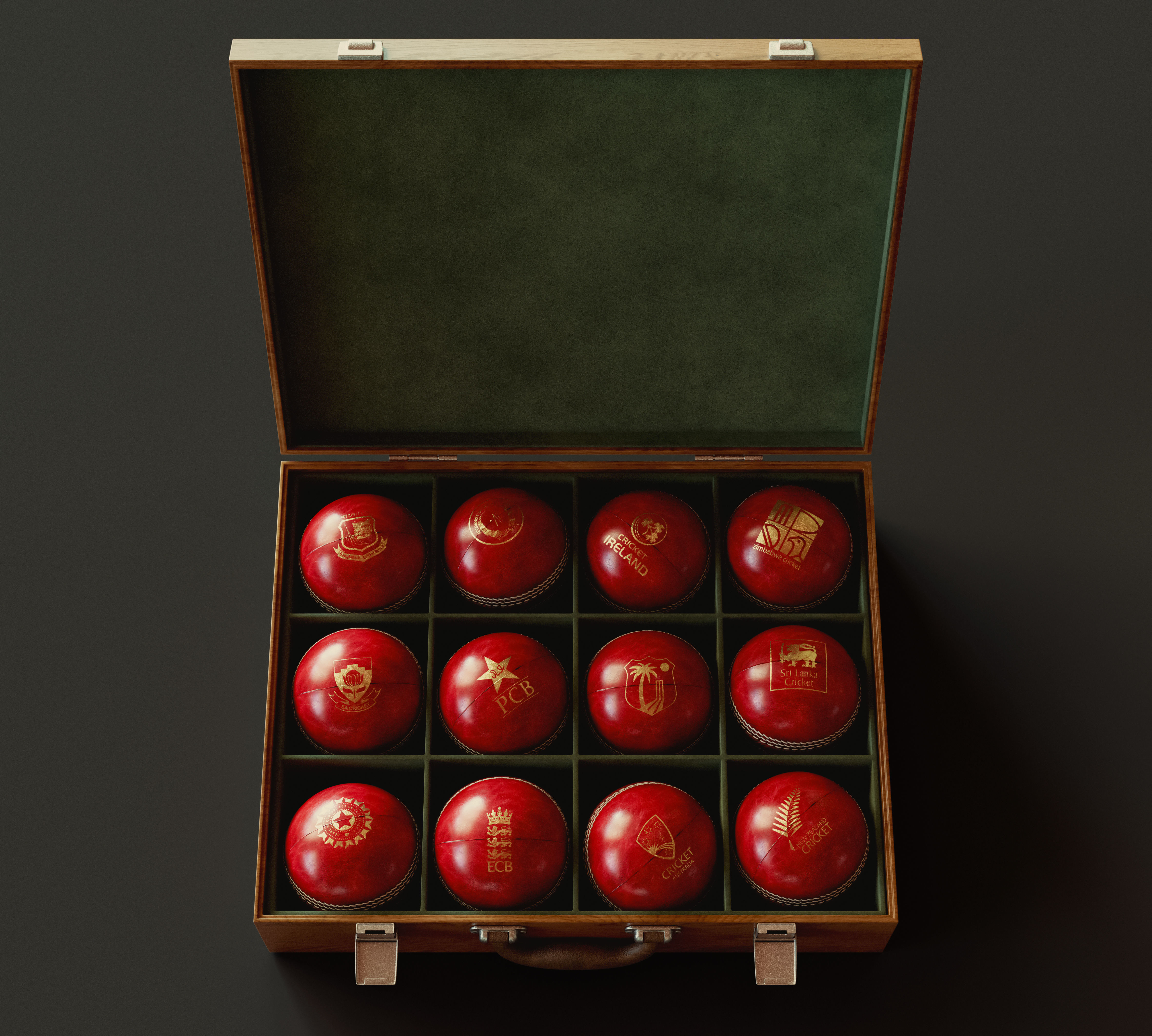 Red Cricket Ball Box Collection 3D model | CGTrader