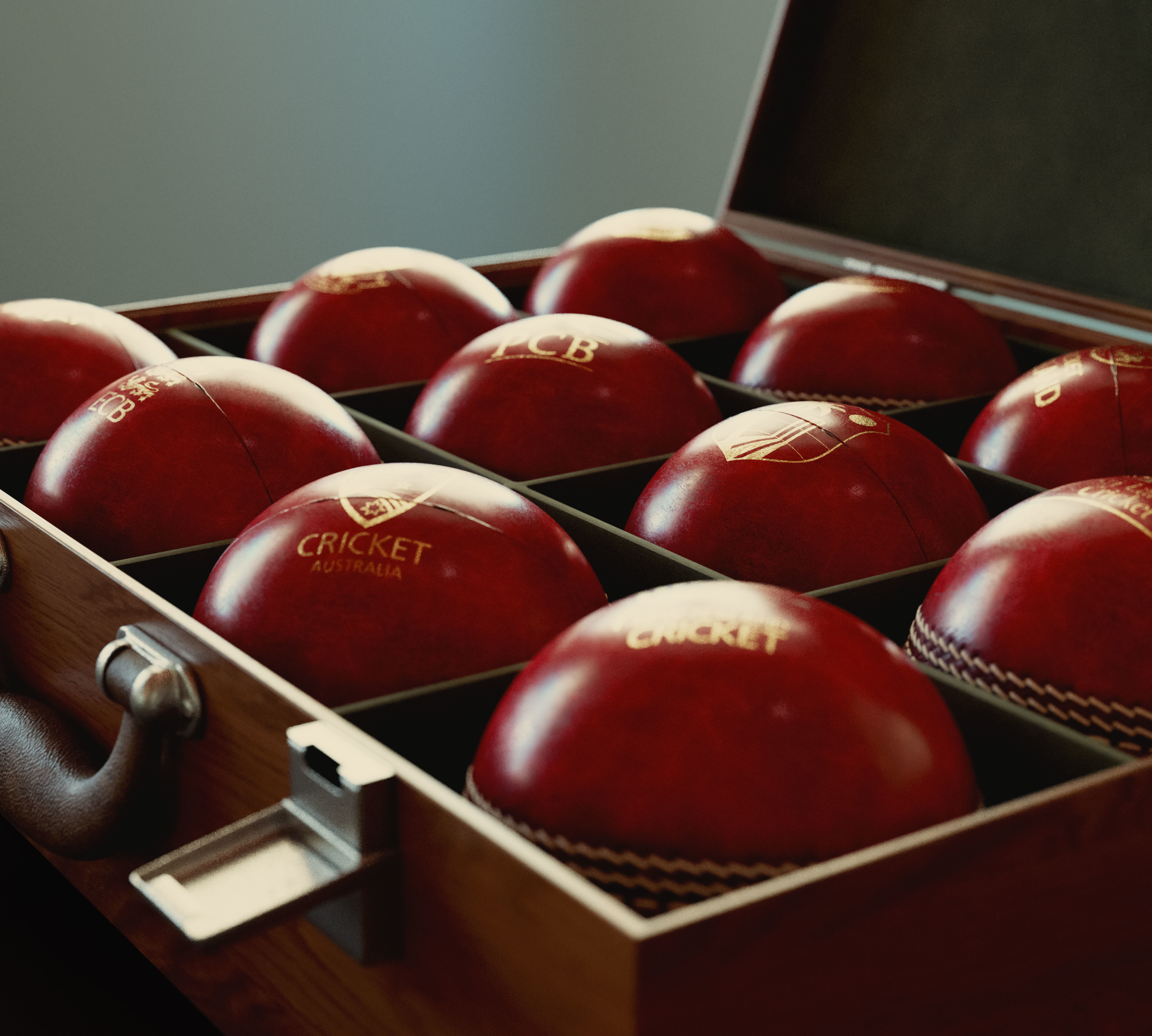 Red Cricket Ball Box Collection 3D model | CGTrader
