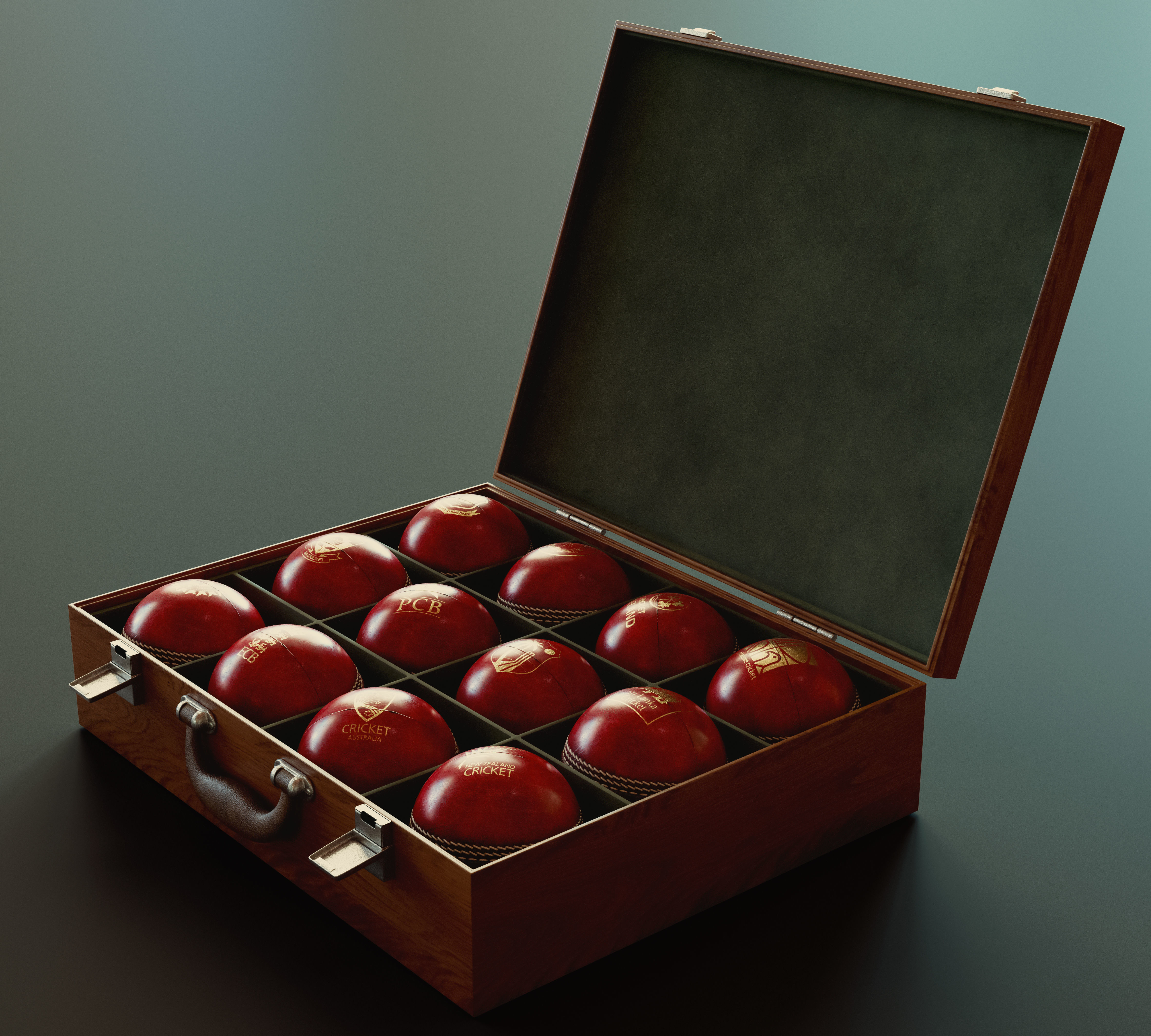 Red Cricket Ball Box Collection 3D model | CGTrader
