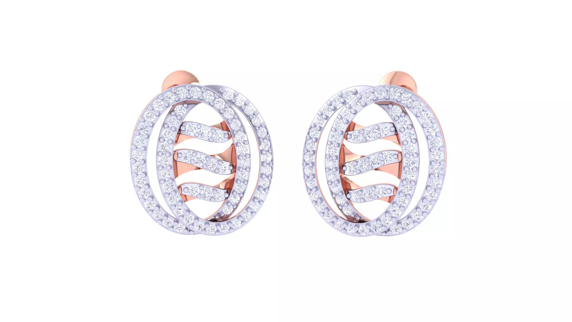 Stylish and Professional Earrings for the Workplace 3D model 3D ...