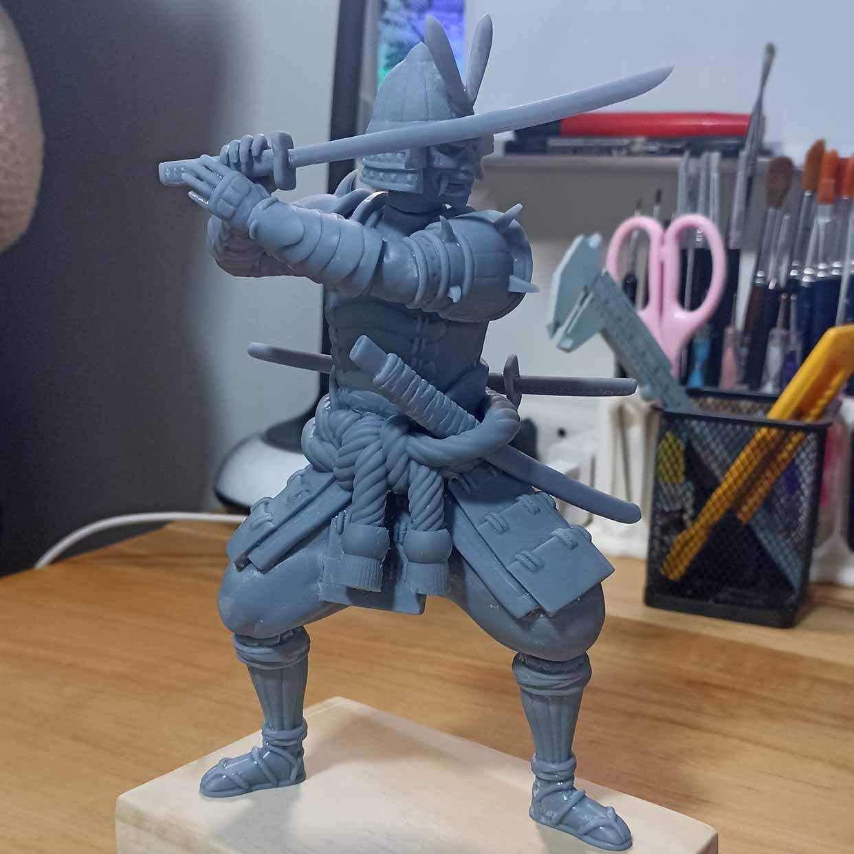 Samurai 3D model 3D printable | CGTrader