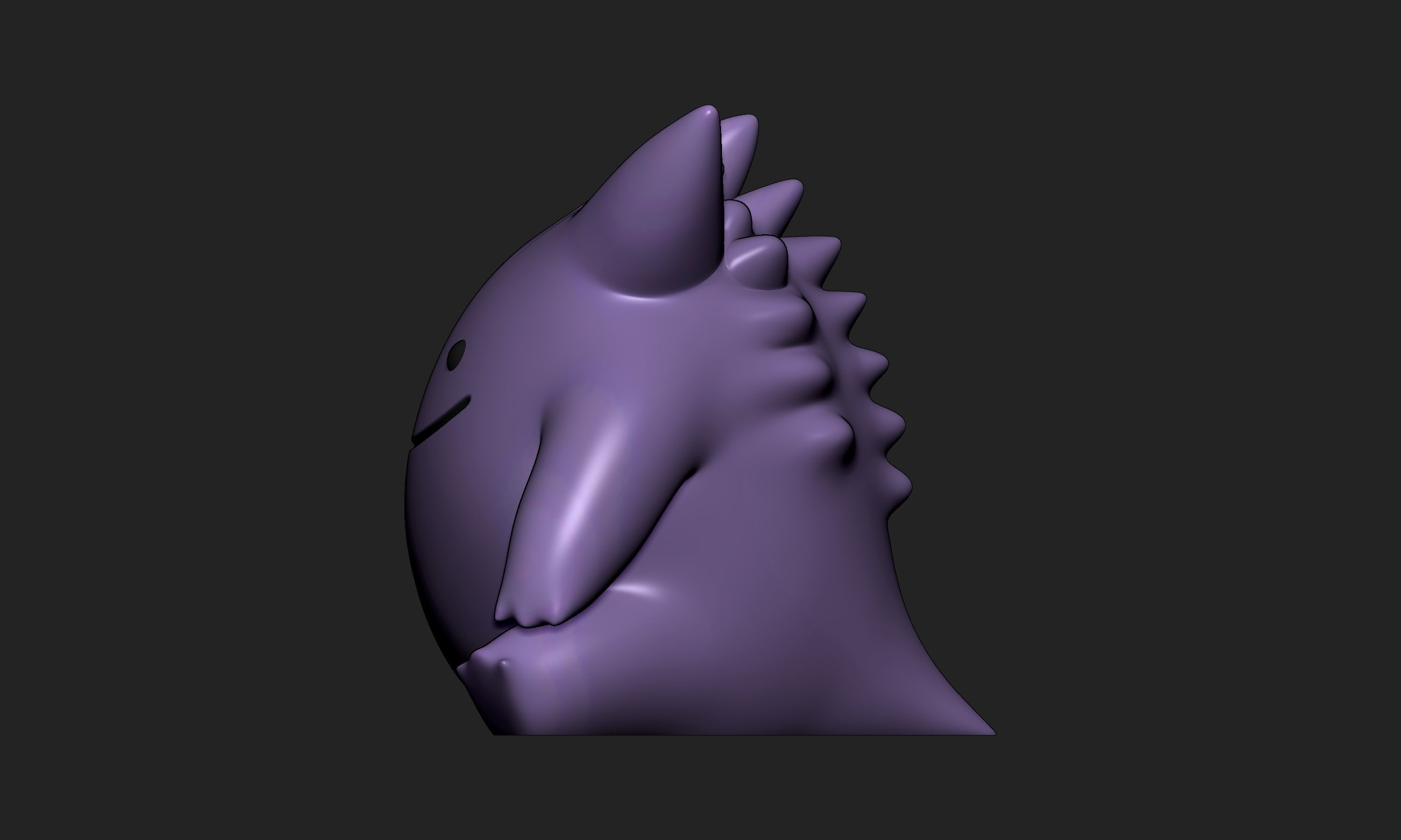 Pokemon - Ditto as Gengar free 3D model 3D printable | CGTrader