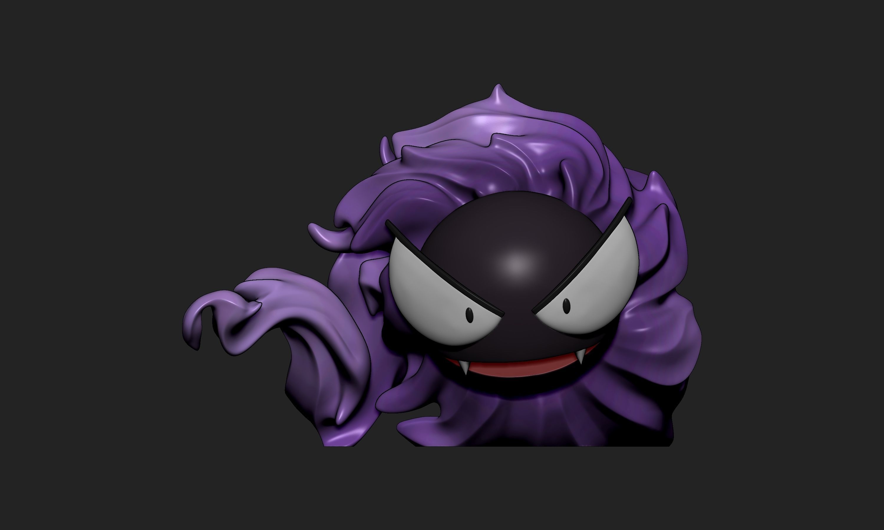Pokemon - Gastly with 2 poses 3D model 3D printable | CGTrader