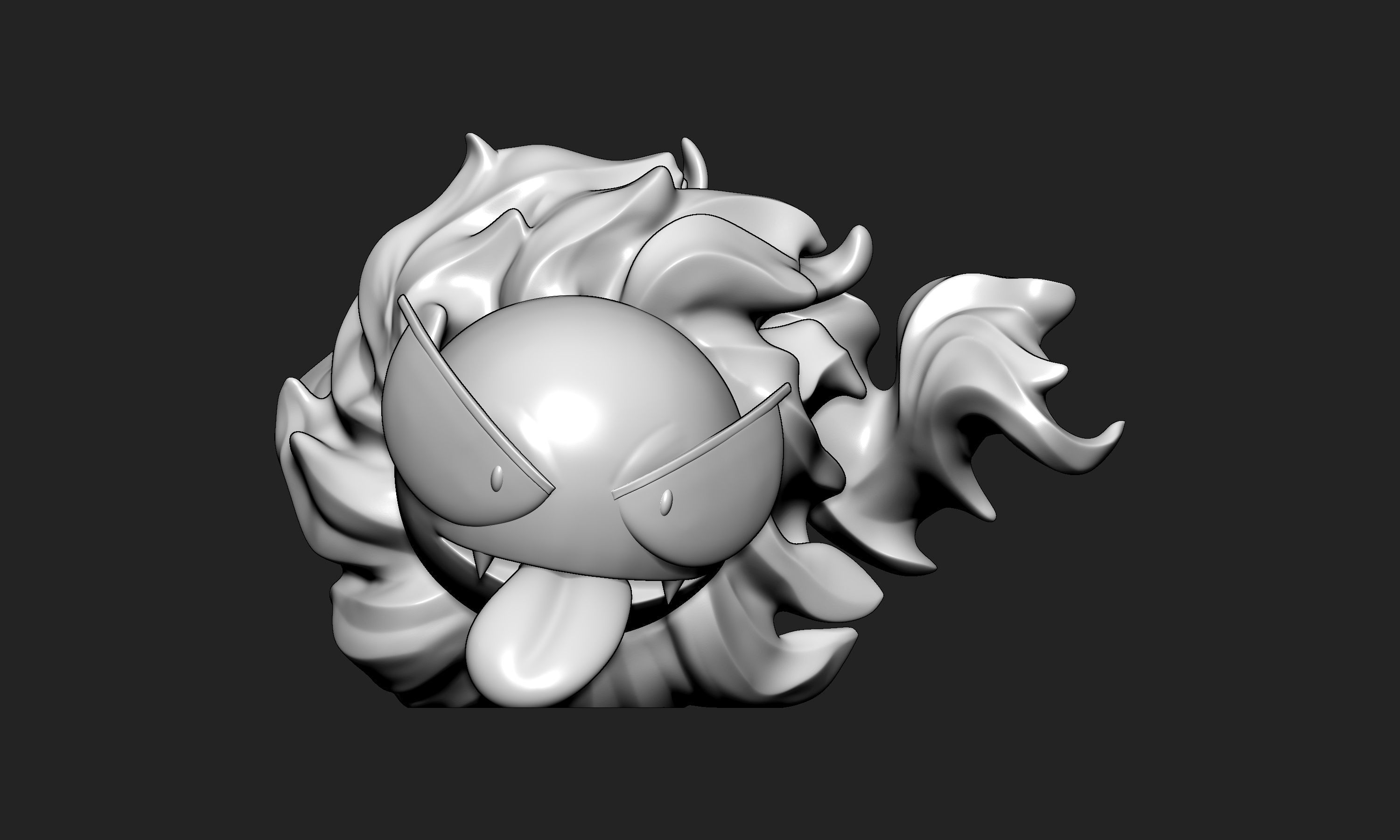 Pokemon - Gastly with 2 poses 3D model 3D printable | CGTrader