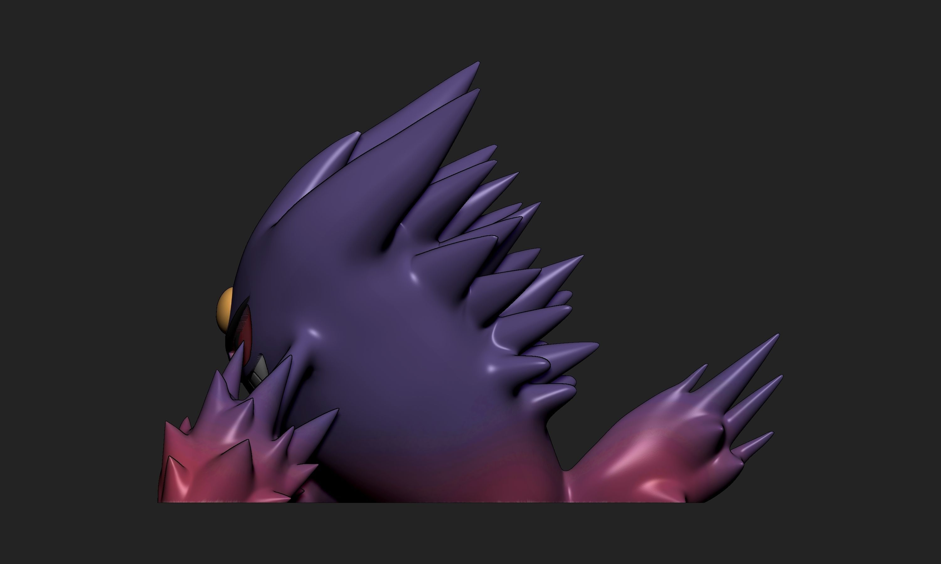 Pokemon - Mega Gengar 3D model 3D printable | CGTrader