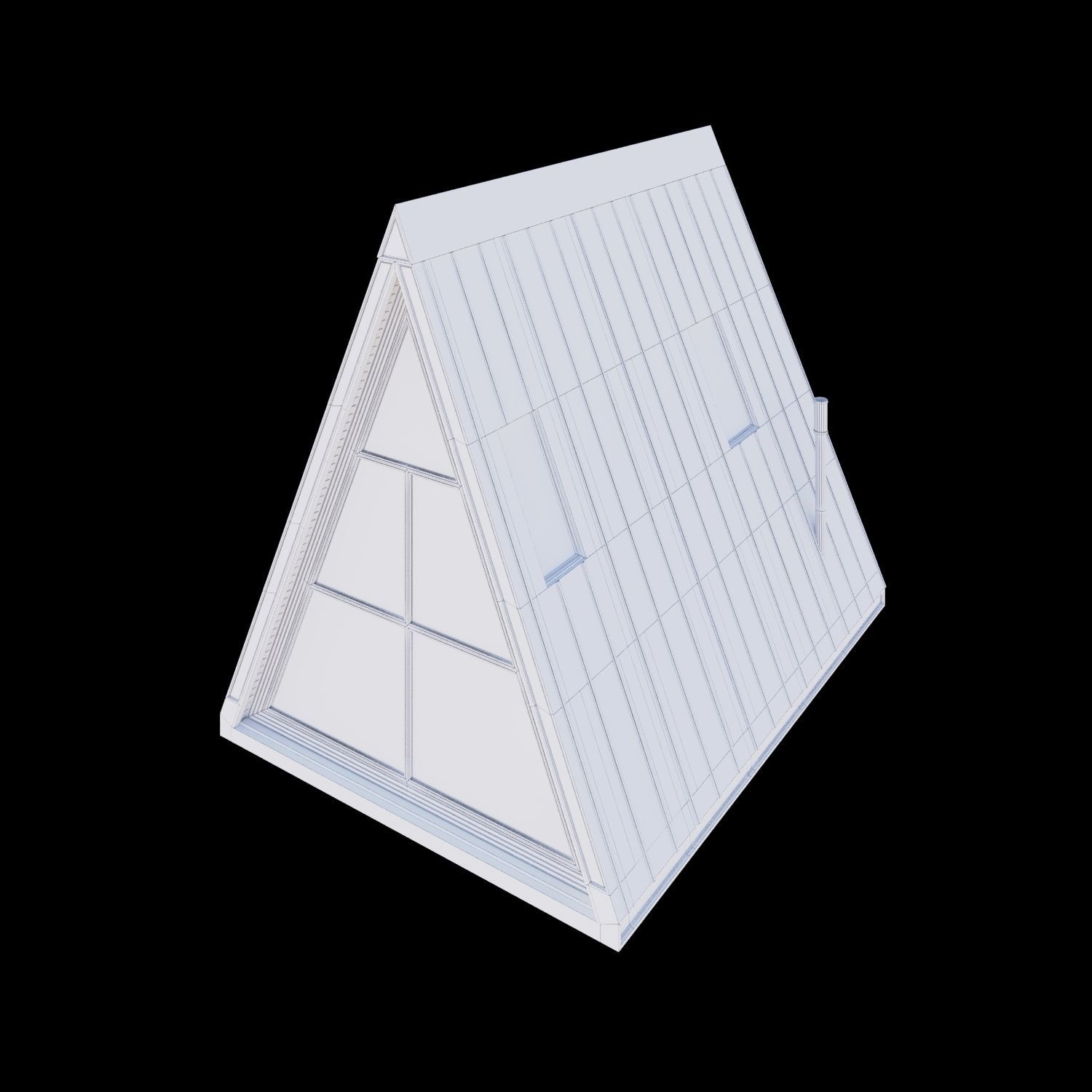 A - Frame House 3D model | CGTrader