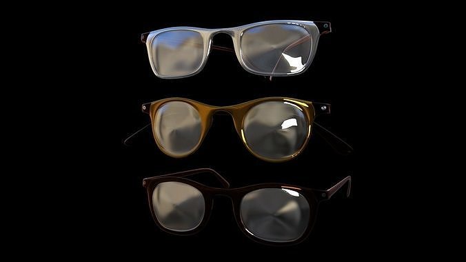 Glasses 3D model | CGTrader