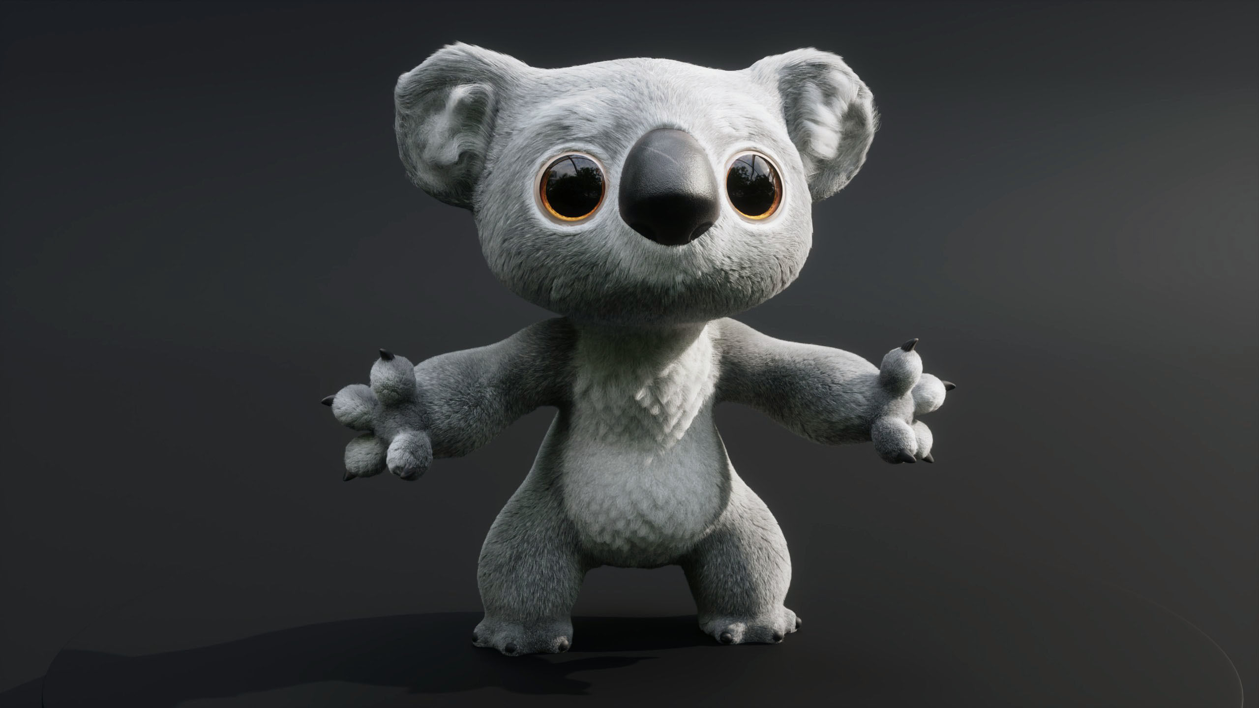 Koala Character - Fully Rigged 3D model rigged | CGTrader