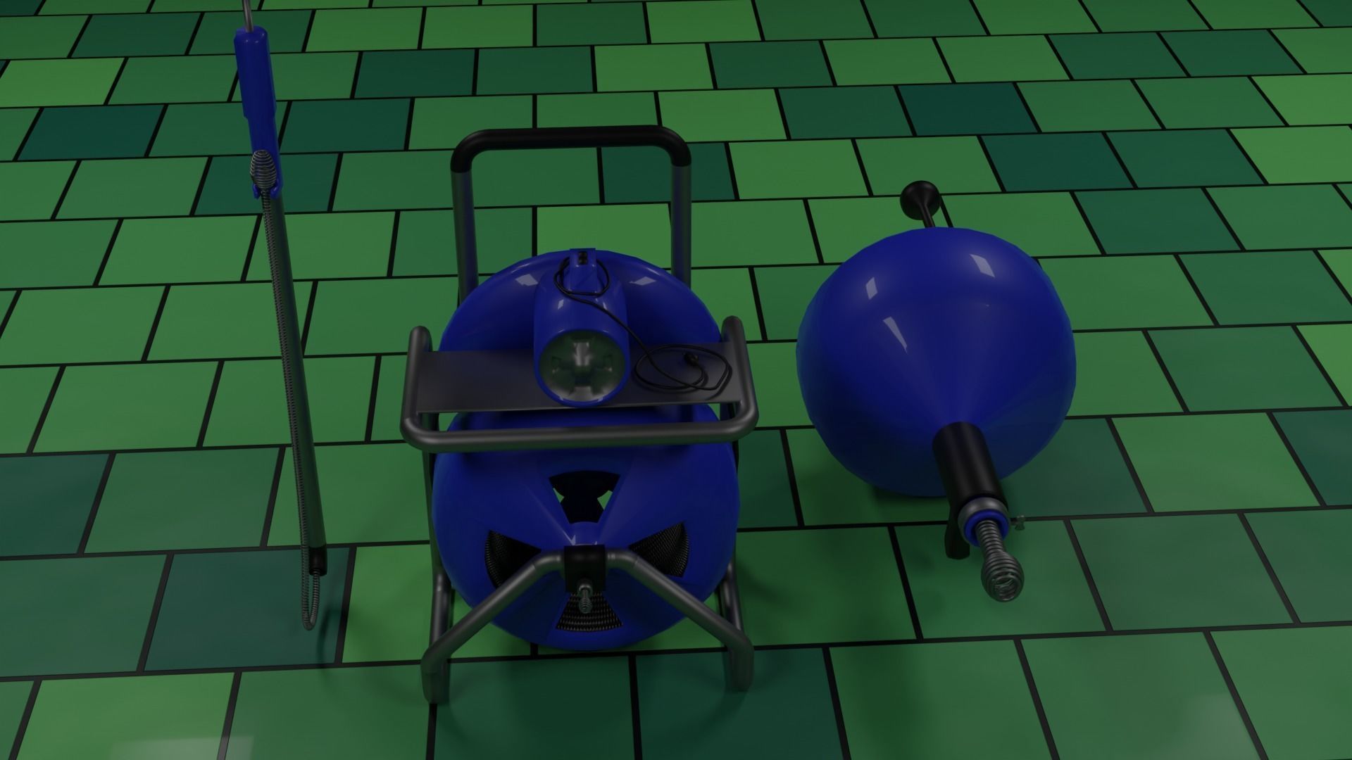 Drain Snakes free 3D model | CGTrader