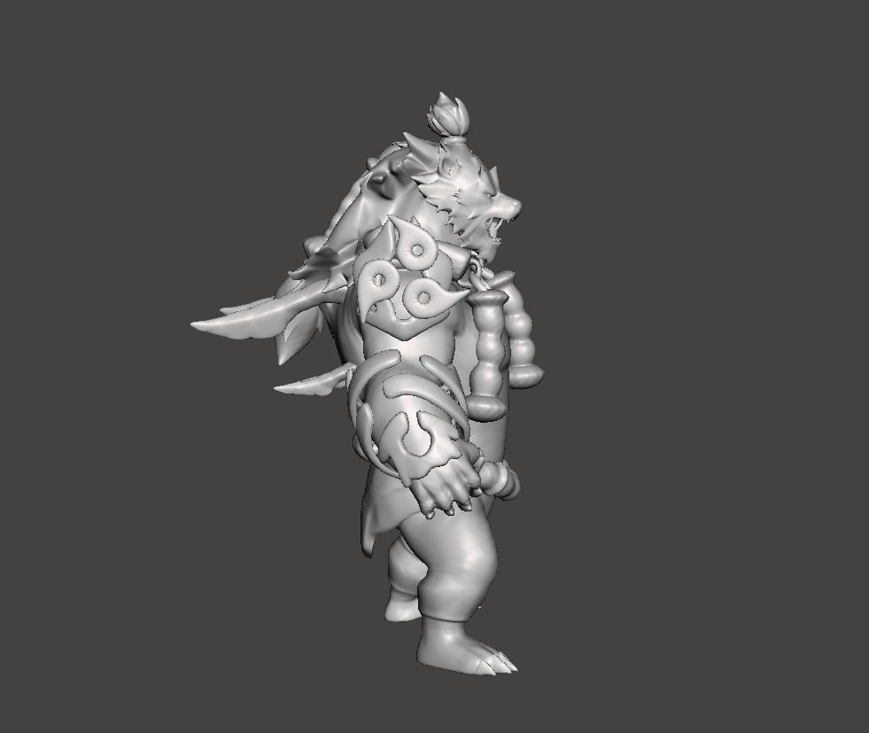 Inkshadow Volibear 3D Model 3D model 3D printable | CGTrader